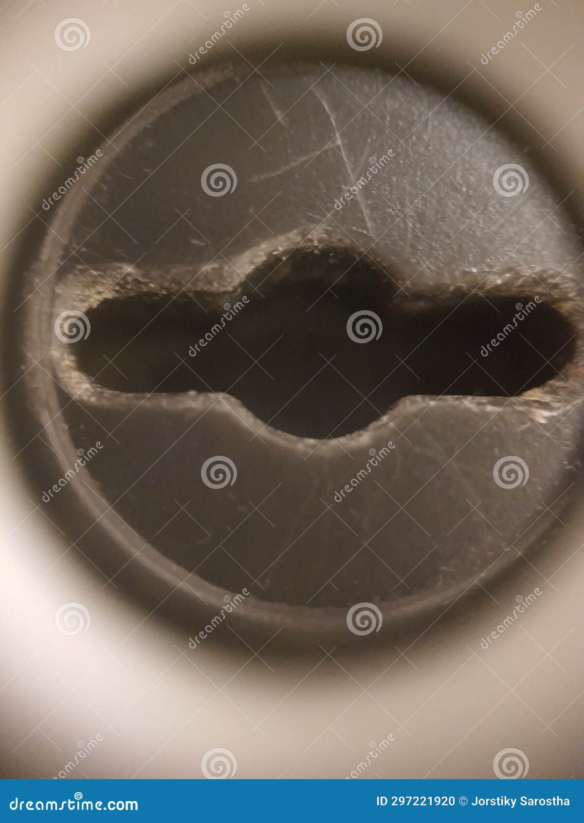 Horizontal Round Key Hole with Blur Edge Stock Photo - Image of round ...