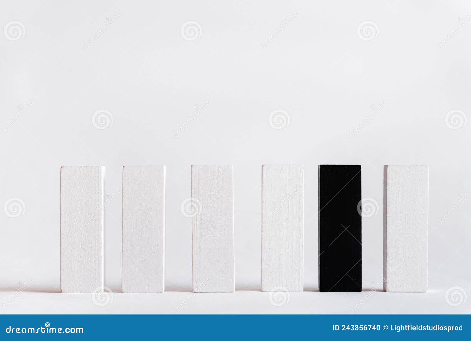 Horizontal Row of Black and White Stock Photo - Image of rectangular ...
