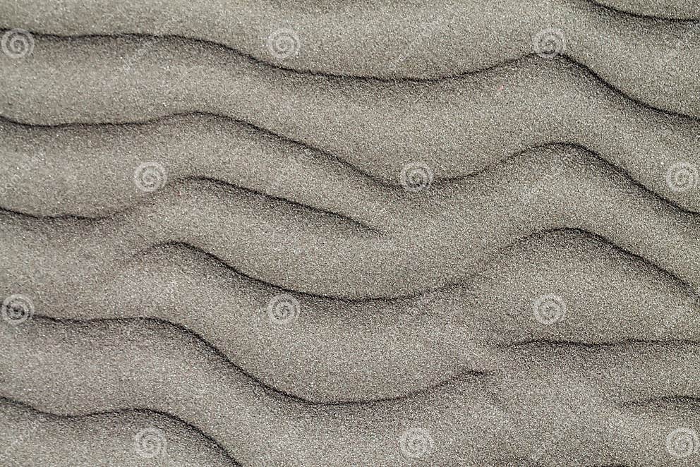 Horizontal Sand Ripples Texture Stock Image - Image of structure, brown ...