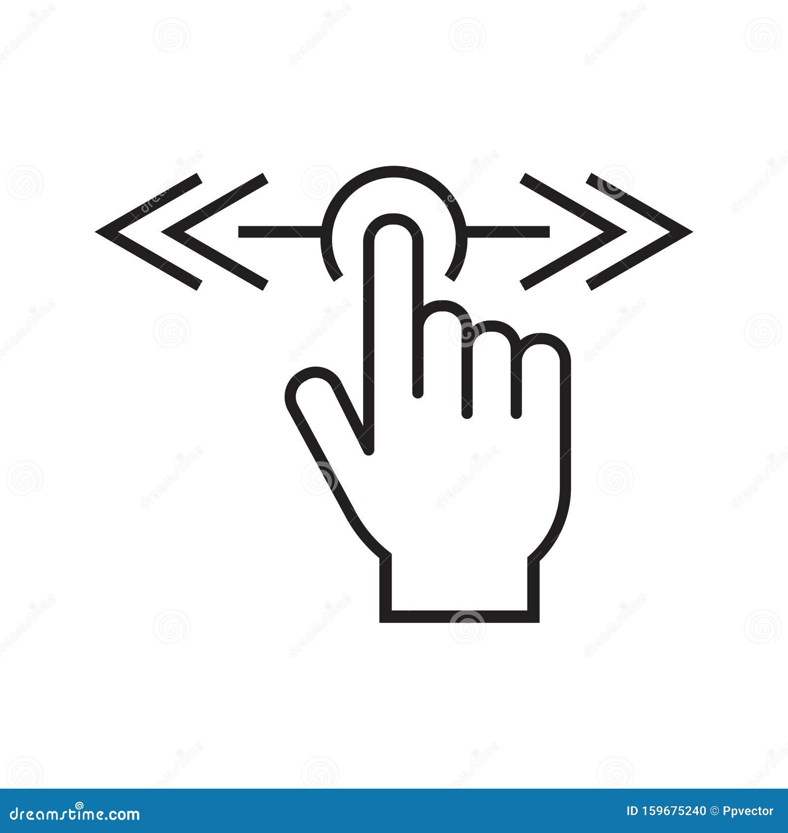 Horizontal Scroll Touch Screen Gesture Vector, Scroll Touch Screen ... Horizontal Scroll Touch Screen Gesture Vector, Scroll Touch Screen ...
