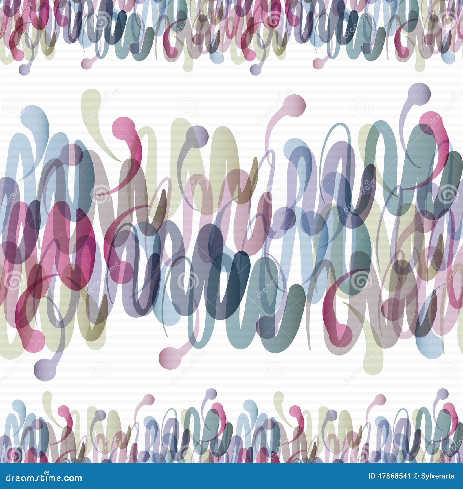 Horizontal Seamless Background. Stock Vector - Illustration of regular ...