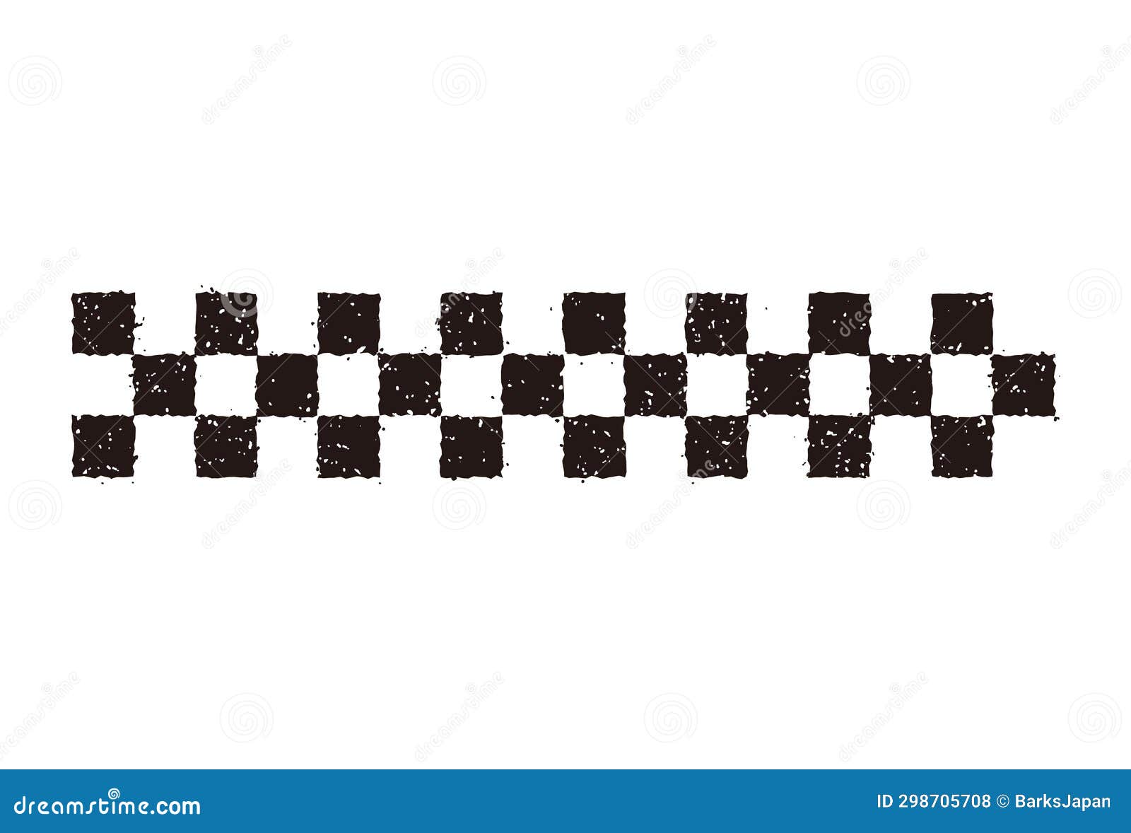 Horizontal Seamless Checkered Pattern Illustration for New Year ...