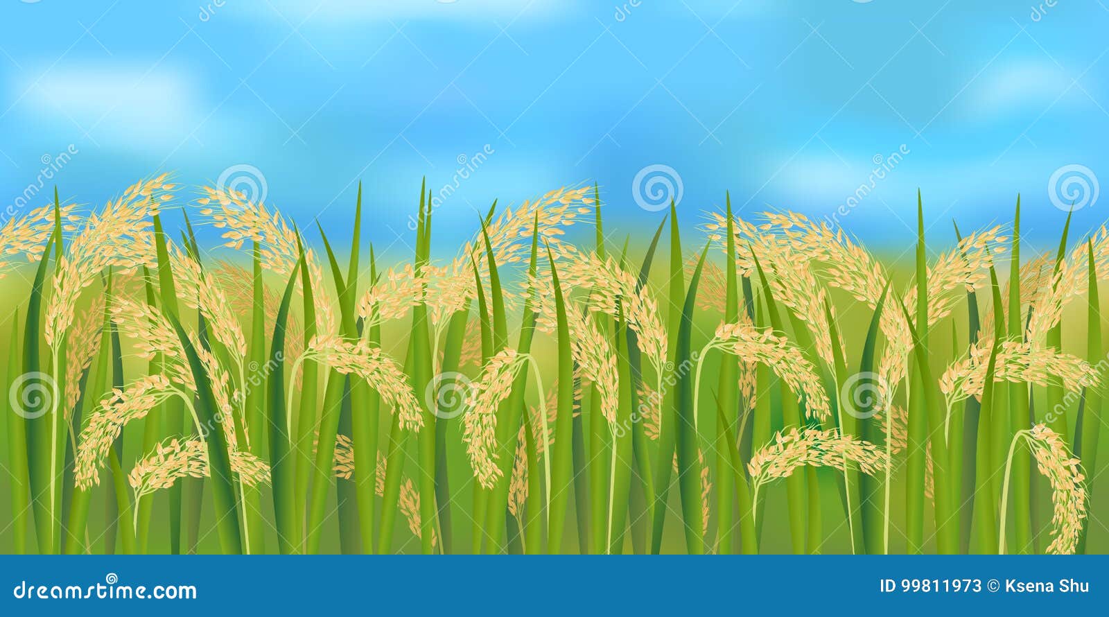 Rice Field Plantations Logo Design. Editable Logo Design. Vector ...