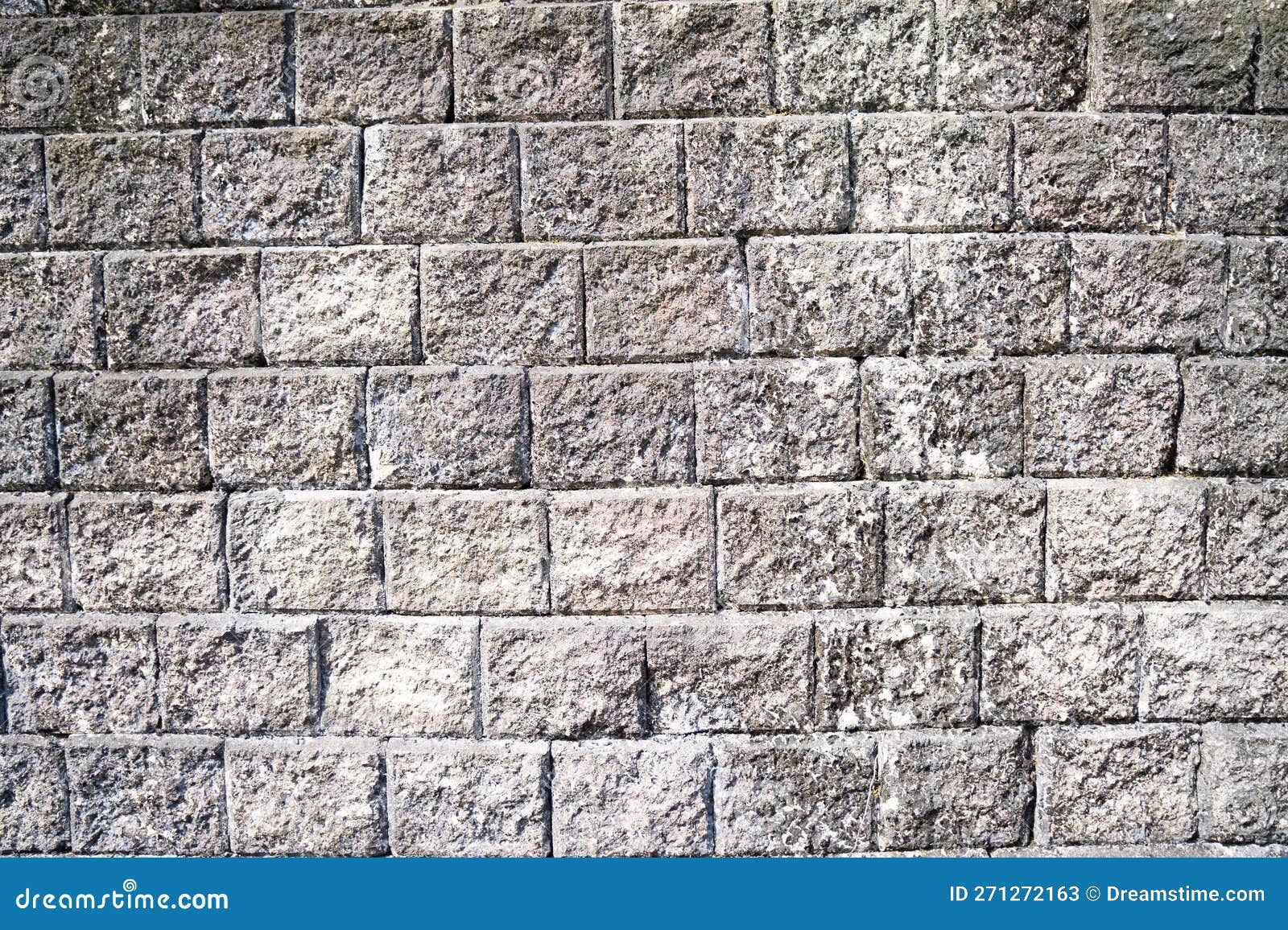 The Horizontal Section of the Natural Brick Wall or Old Stone Surface ...