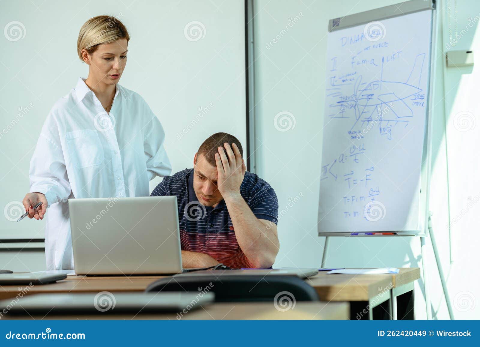 Horizontal Shot of an Angry Manager Reprimanding an Employee Stock ...