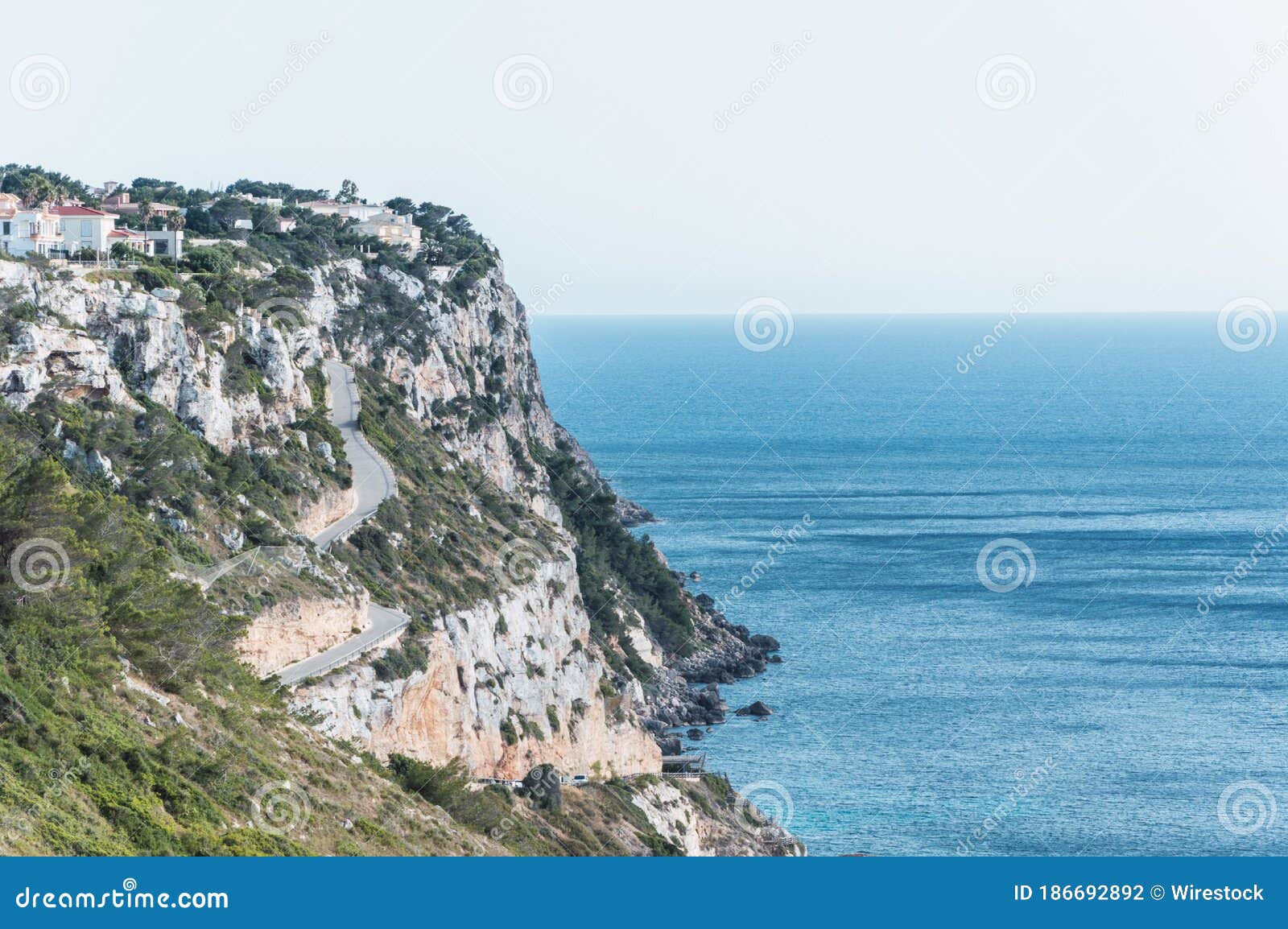 Horizontal Shot of a Cliff Next To a Beautiful Blue Sea during Daylight ...