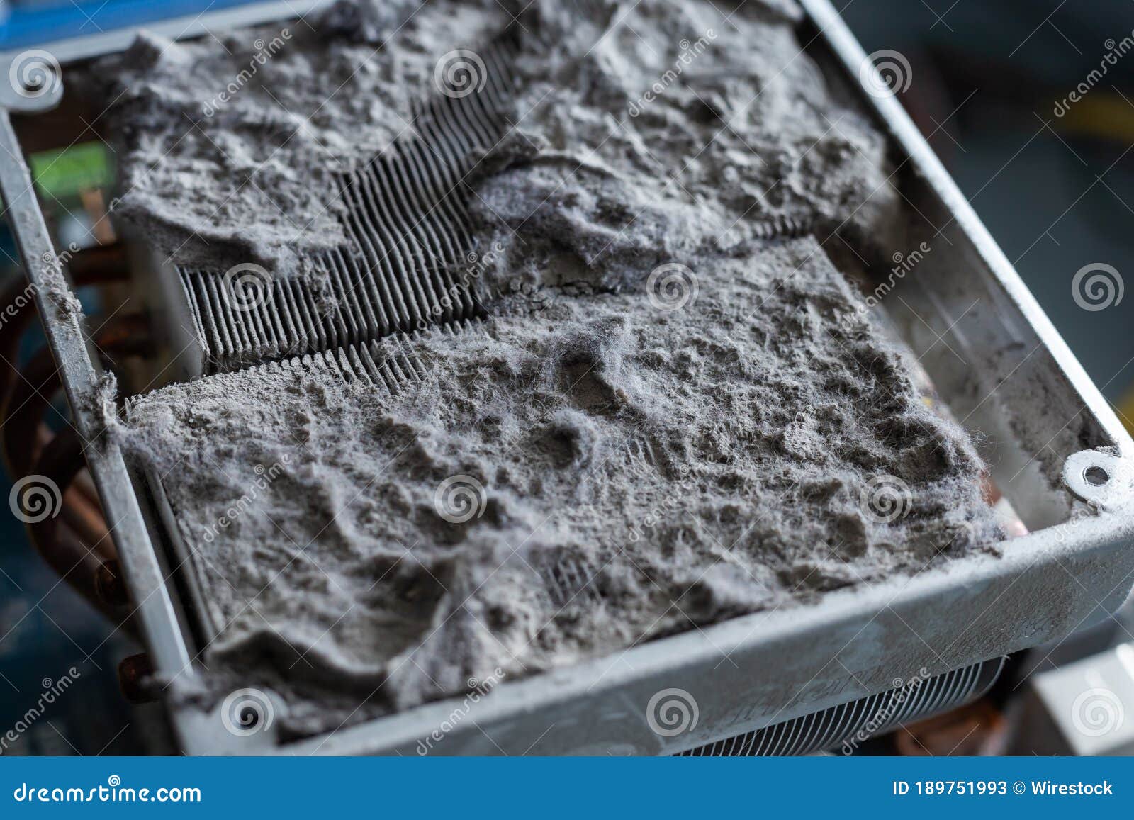 Dusty Heatsink On Laptop Motherboard, Removing Dust In Computer Cooling ...