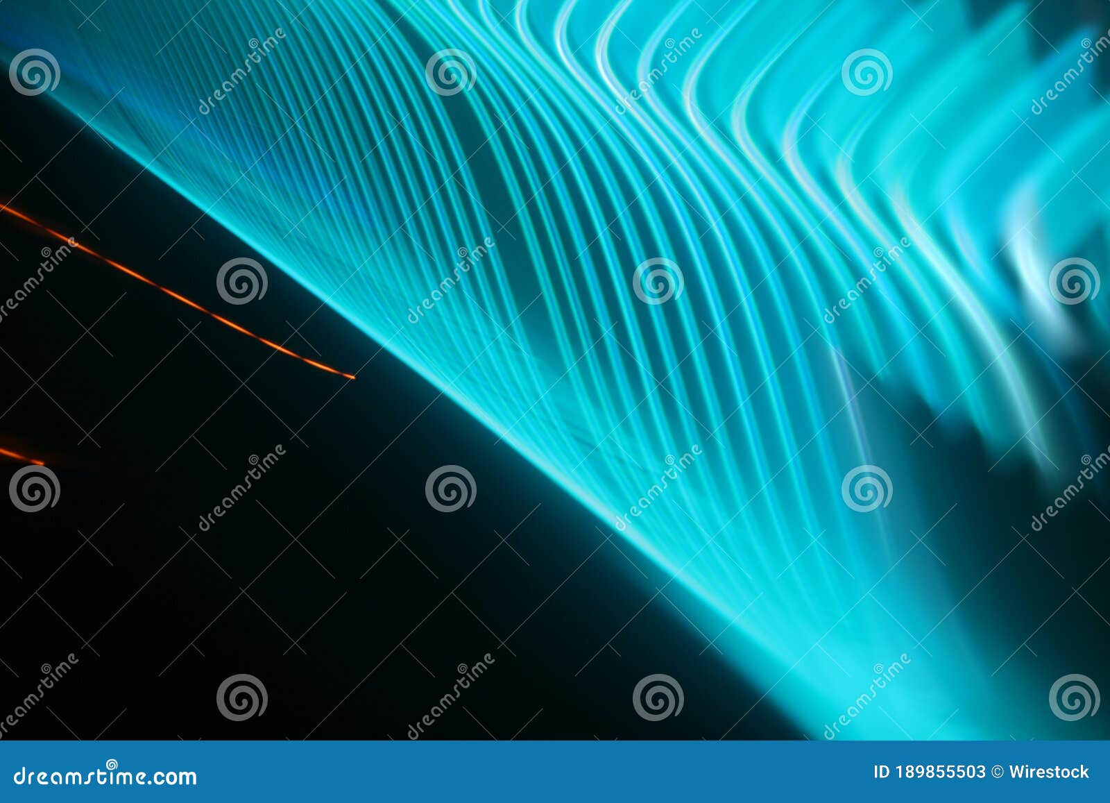Horizontal Shot Of Staggered And Refracted Light Layers-vortex Light ...
