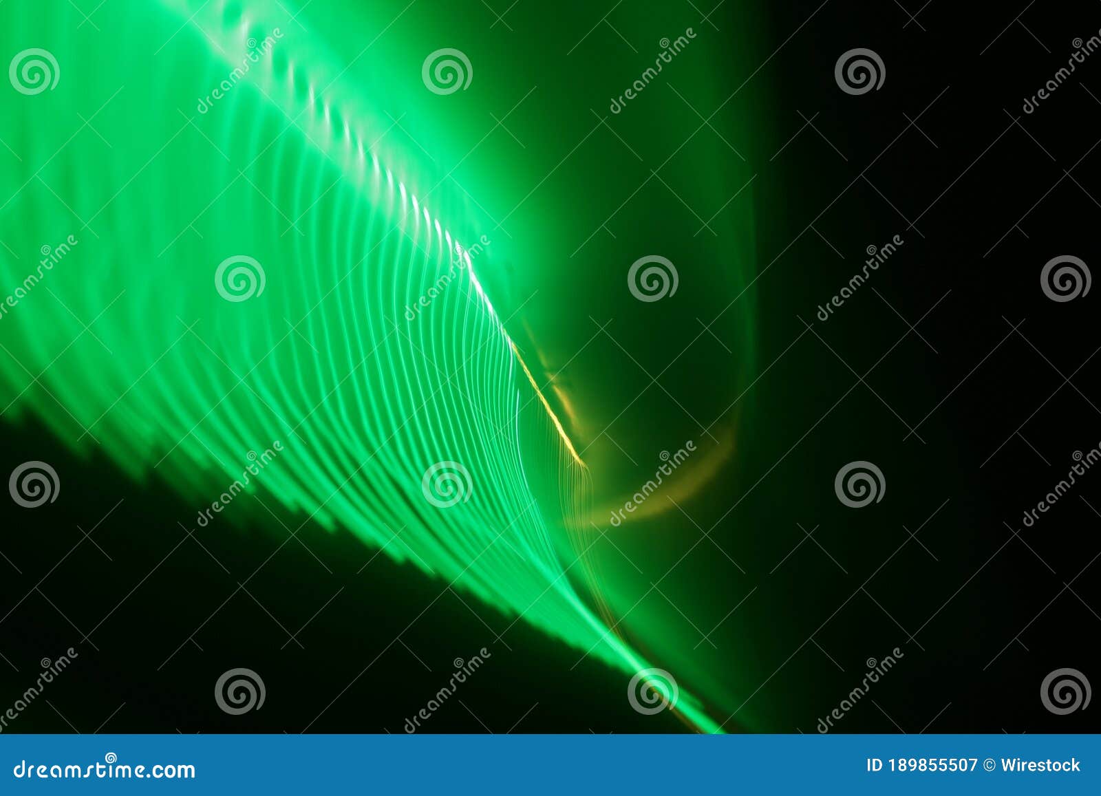 Horizontal Shot Of Staggered And Refracted Light Layers-vortex Light ...