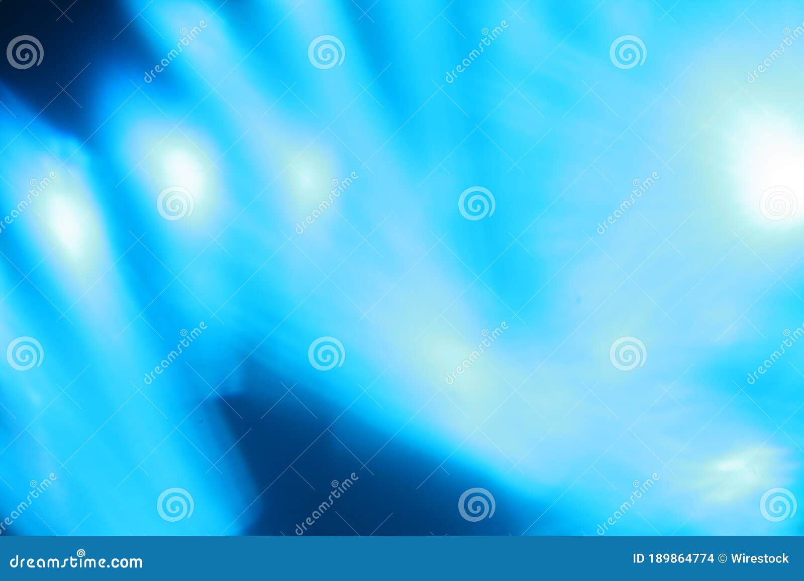 Horizontal Shot of Staggered and Refracted Light Layers-vortex Light ...