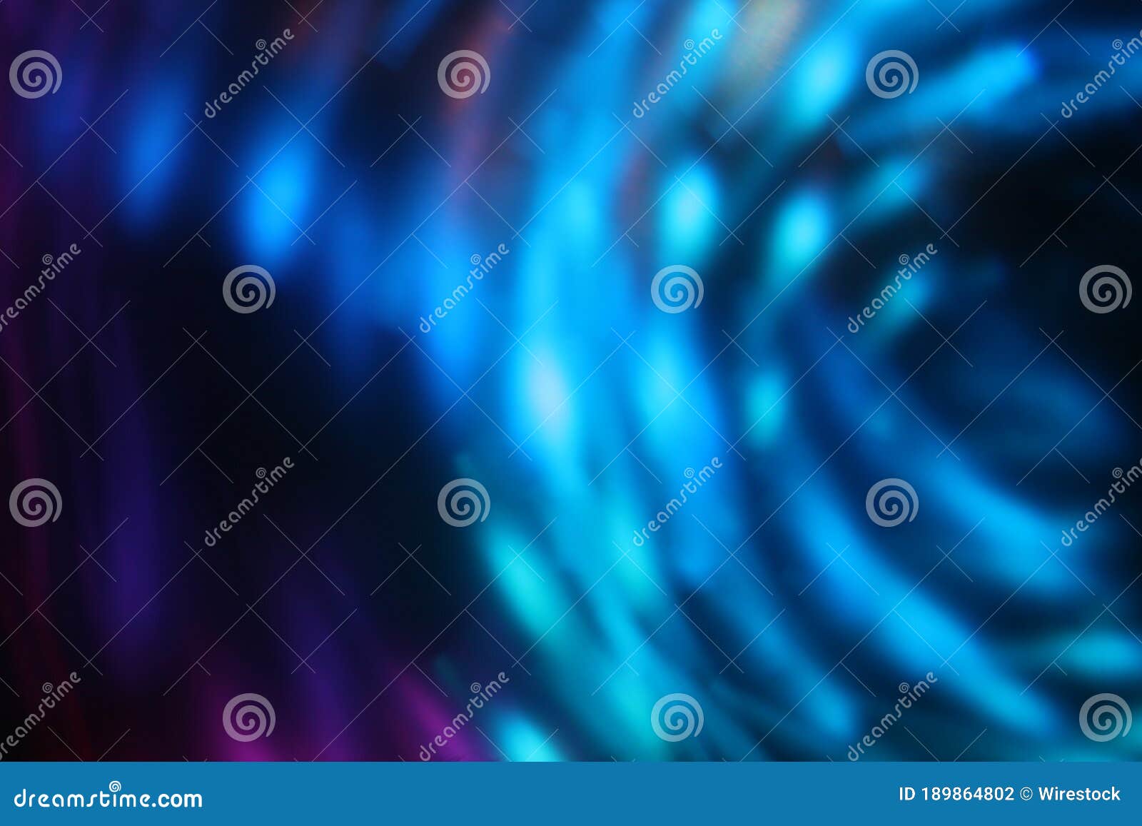 Horizontal Shot Of Staggered And Refracted Light Layers-vortex Light ...