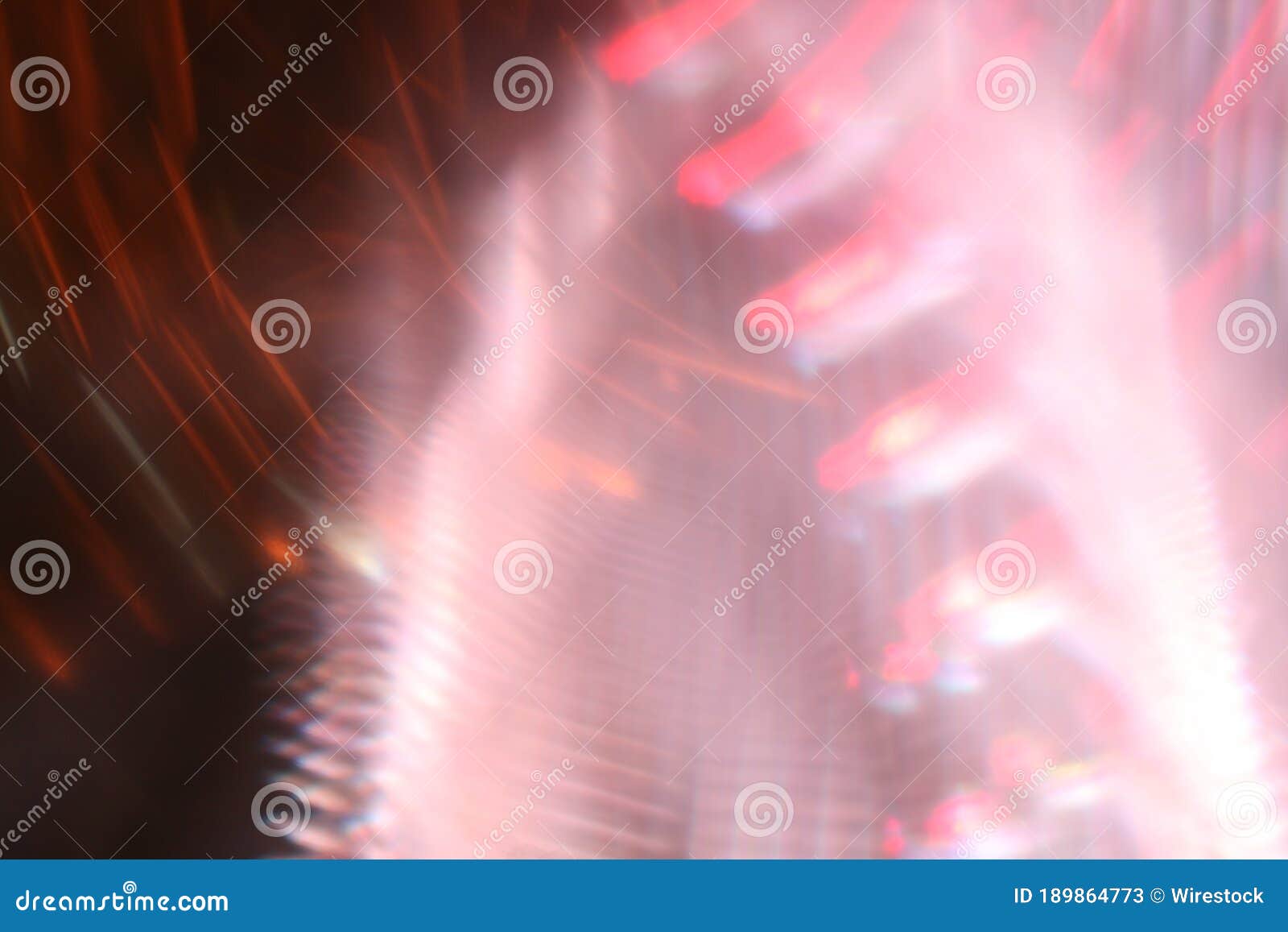 Horizontal Shot of Staggered and Refracted Light Layers-vortex Light ...