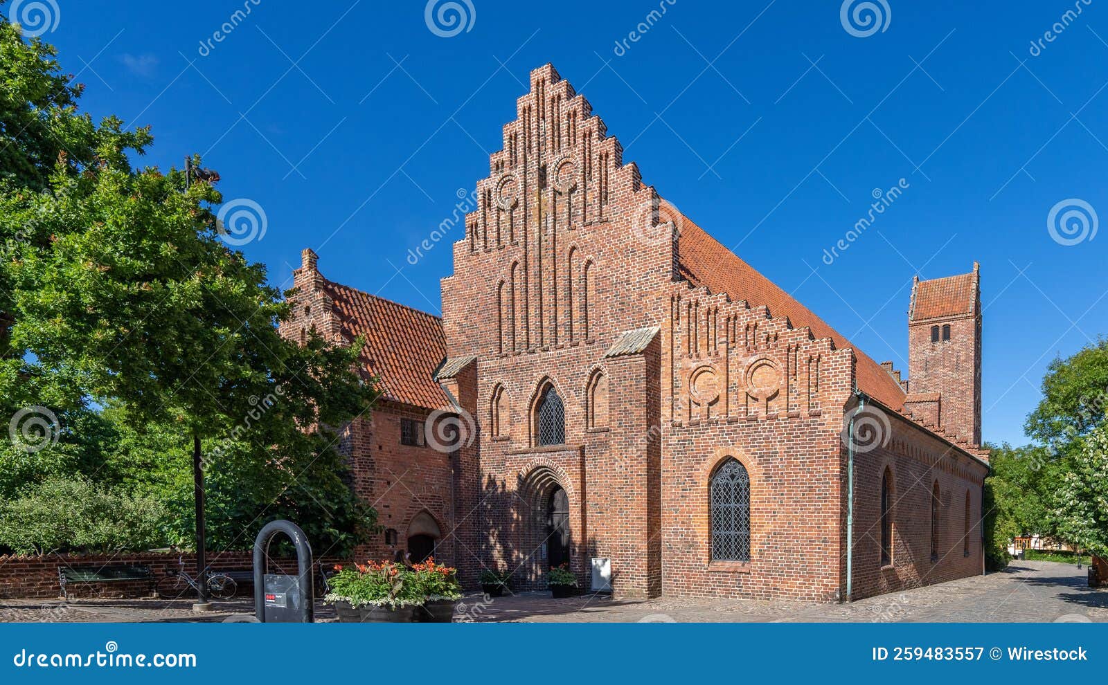 Horizontal Shot of the Ystad Monastery in Sweden Stock Image - Image of ...