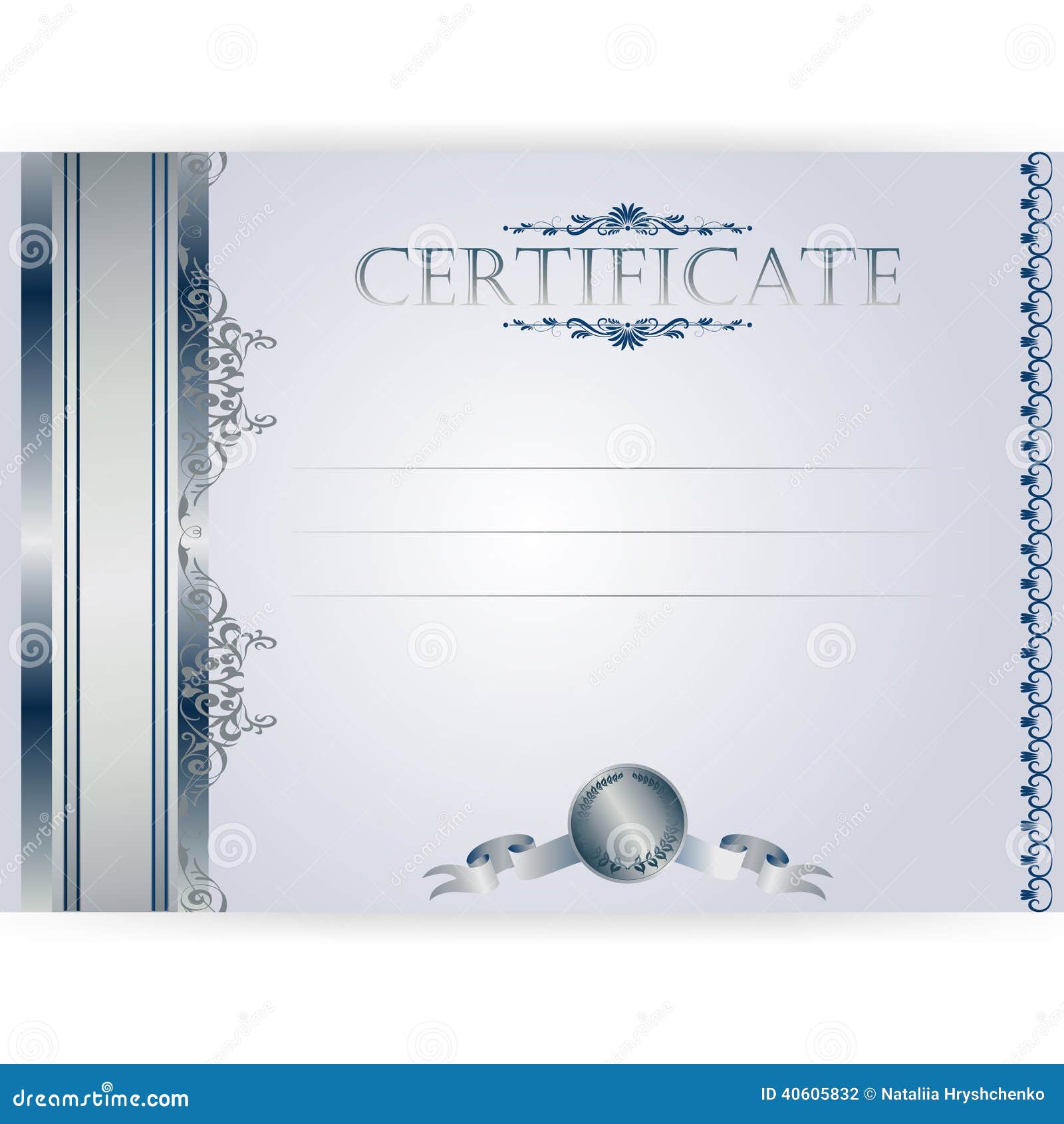 Silver Certificate Border