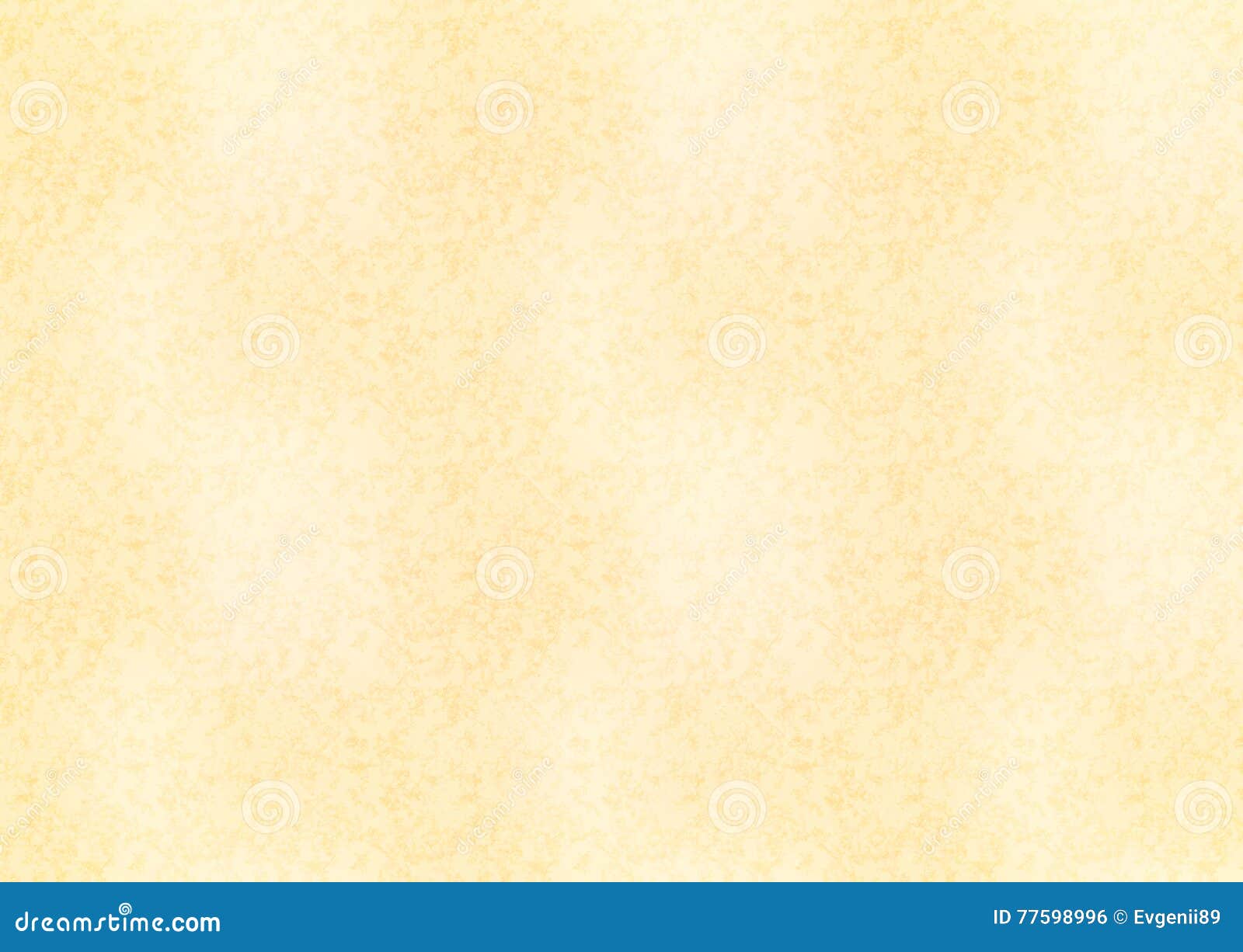 Horizontal A4 Size Yellow Sheet of Old Paper Stock Illustration ...