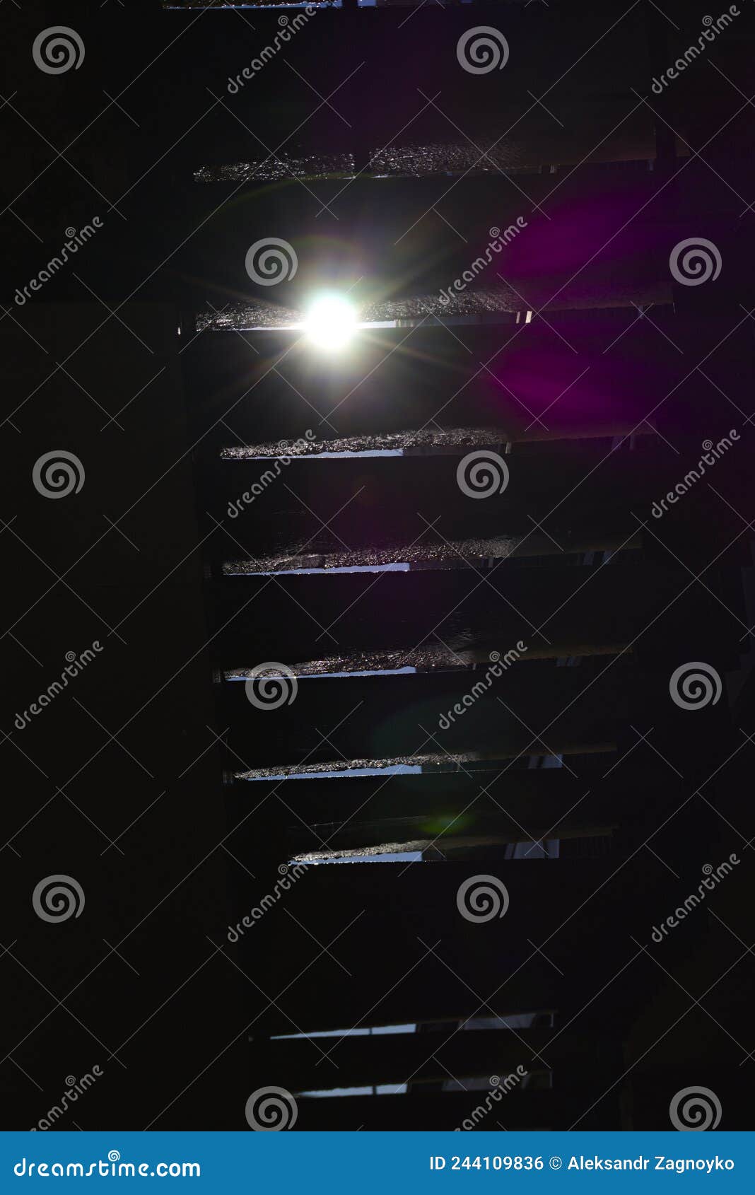 In The Horizontal Slits, You Can See The Blue Sky And Sunlight Breaking ...