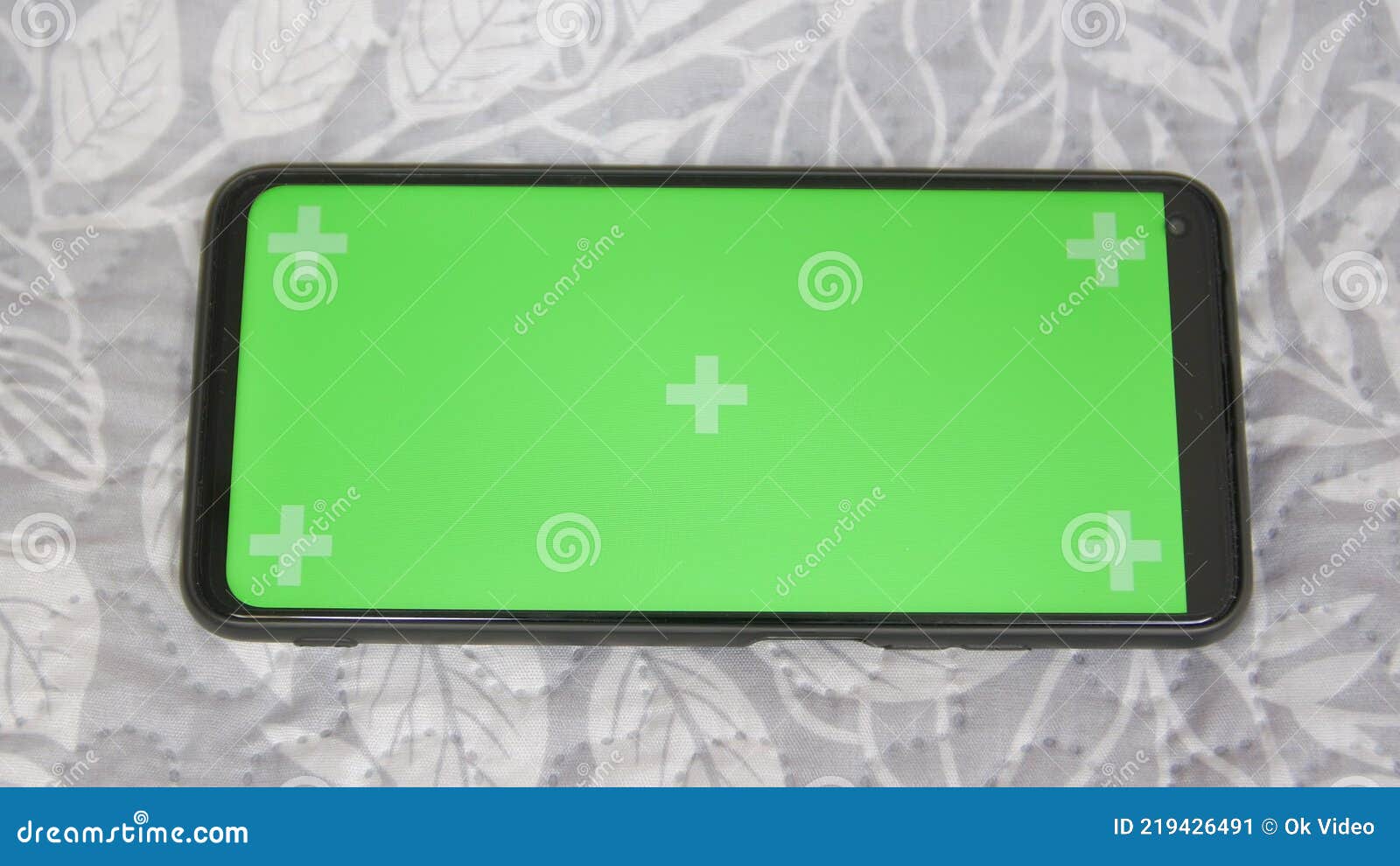 Horizontal Smartphone Green Screen Stock Video - Video of horizontal ...