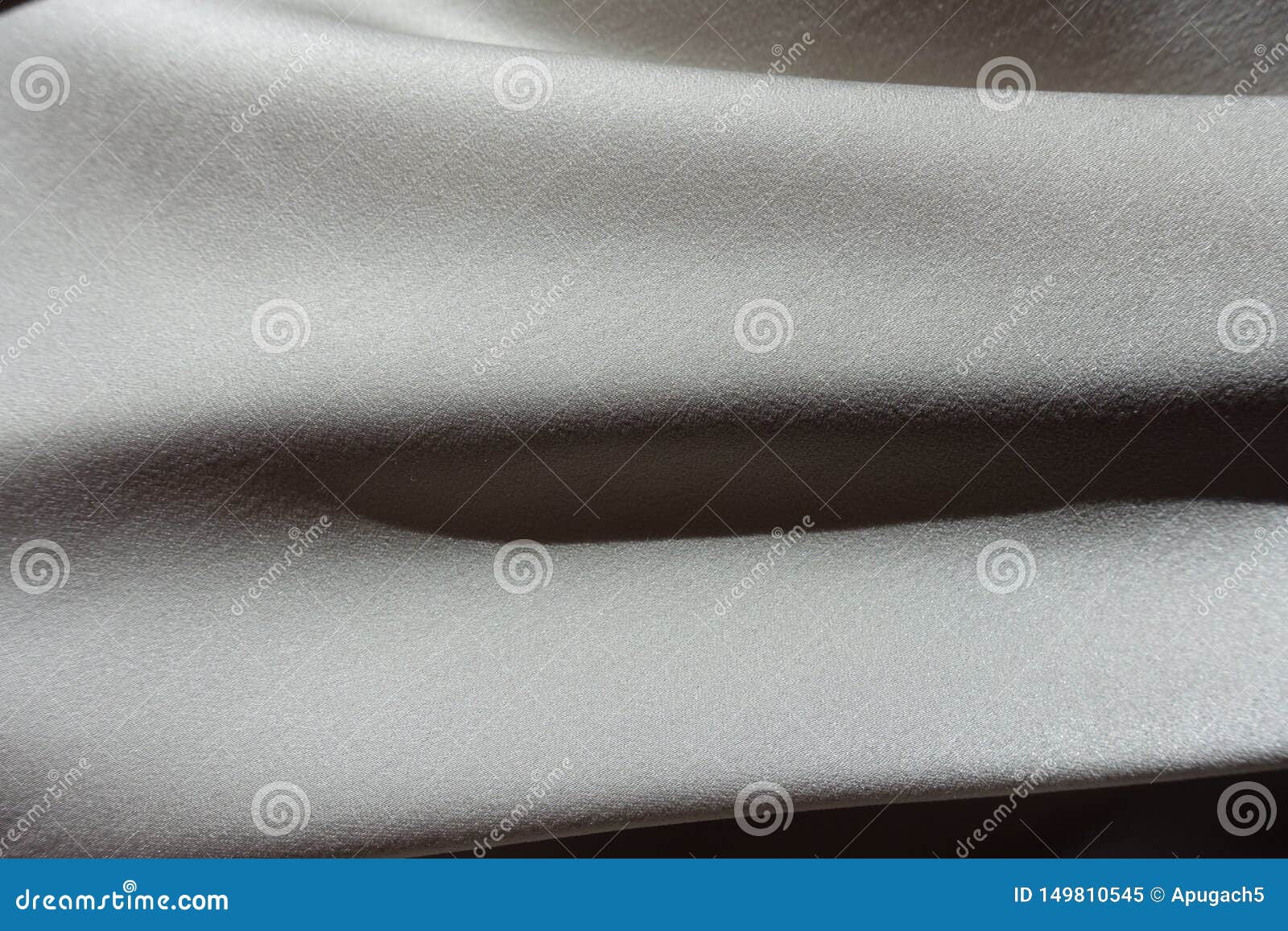 Horizontal Soft Folds on Grey Chiffon Fabric Stock Image - Image of ...