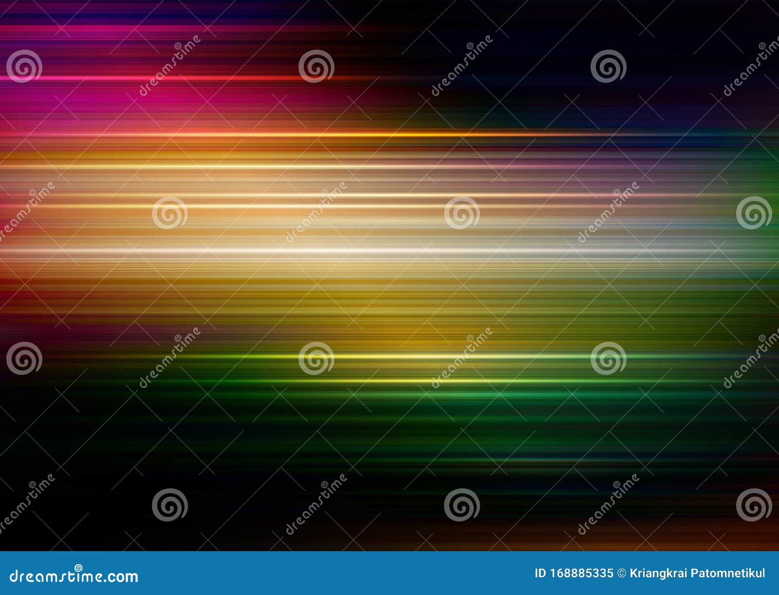 Horizontal Speed Lines with Colorful Background Stock Vector ...
