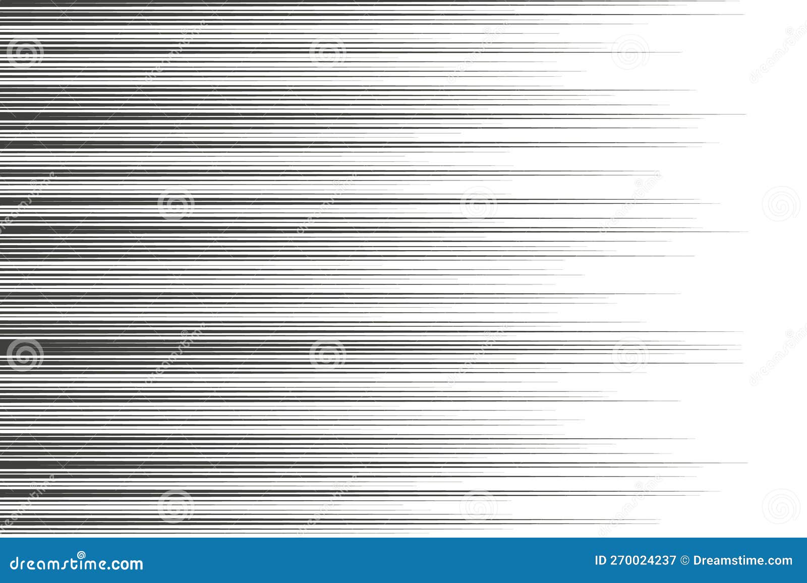 Horizontal Speed Lines for Comic Manga Book. Anime Graphic Halftone ...