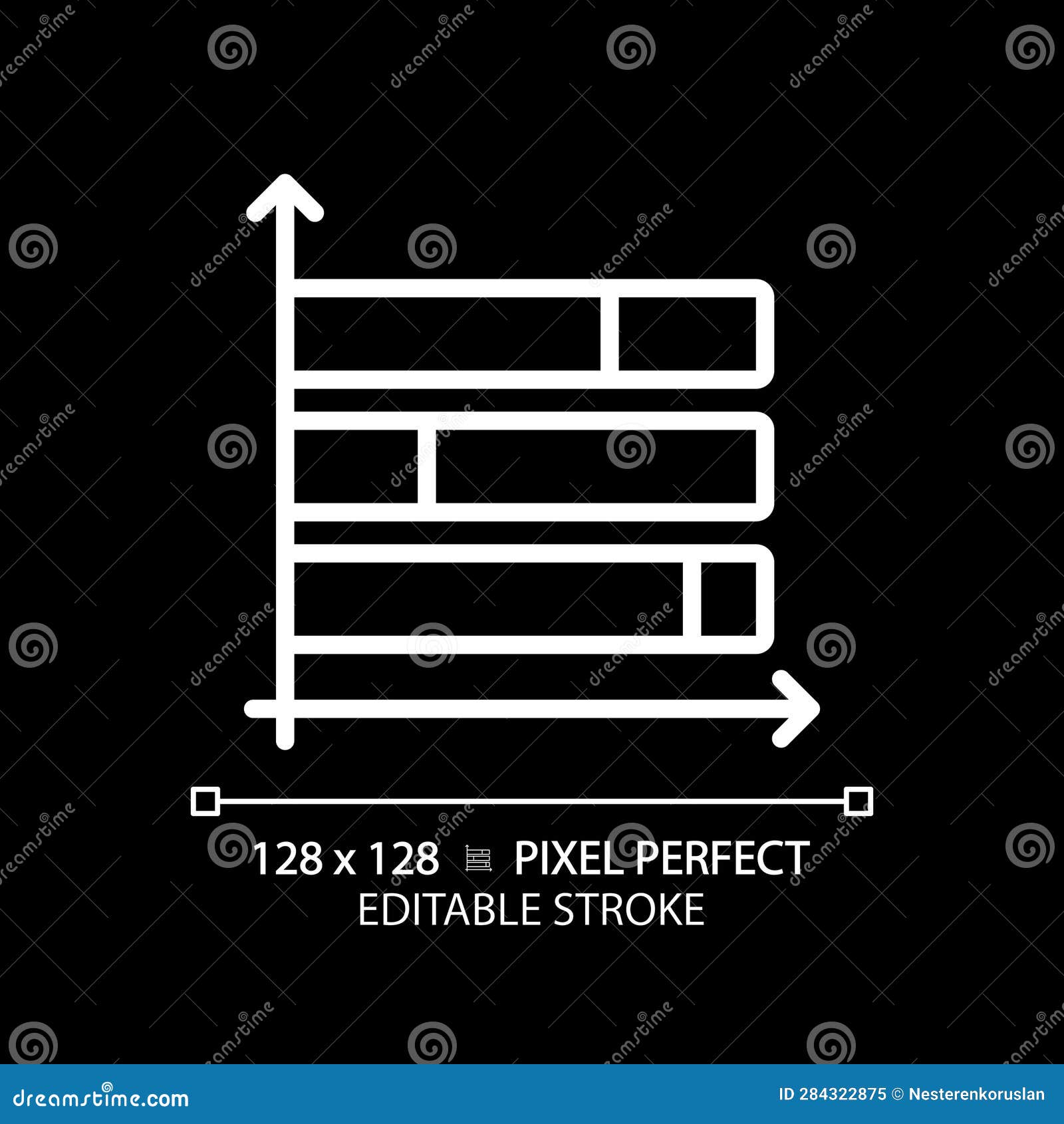 Stacked Column Infographic Chart Design Template Vector Illustration ...