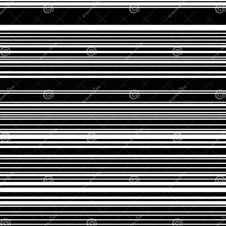 Horizontal Straight Black Lines Pattern Stock Vector - Illustration of ...