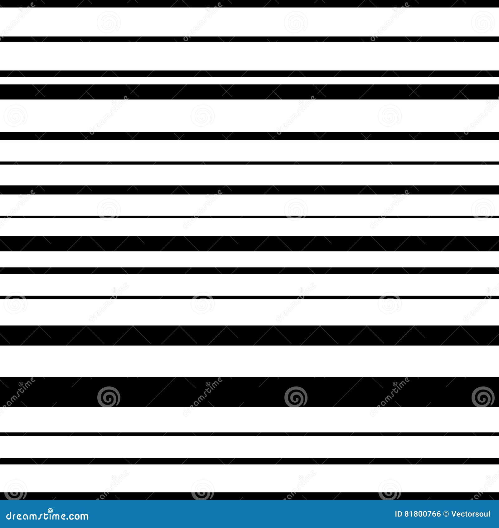 Horizontal Straight Parallel Lines. Abstract Monochrome Seamless Stock ...