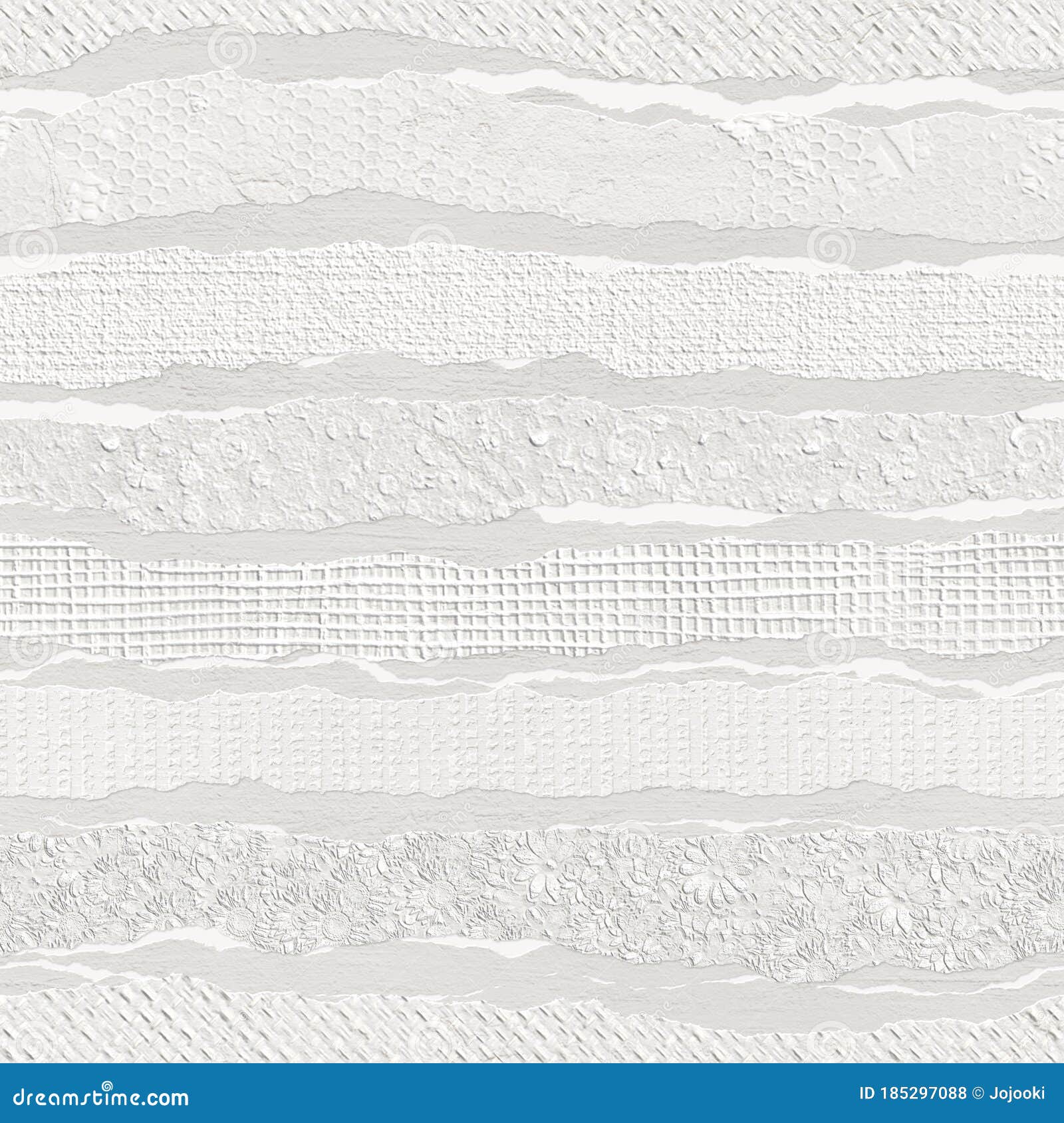 Horizontal Stripes with Plaster Seamless Texture, Patchwork Pattern, 3d Illustration Stock ...