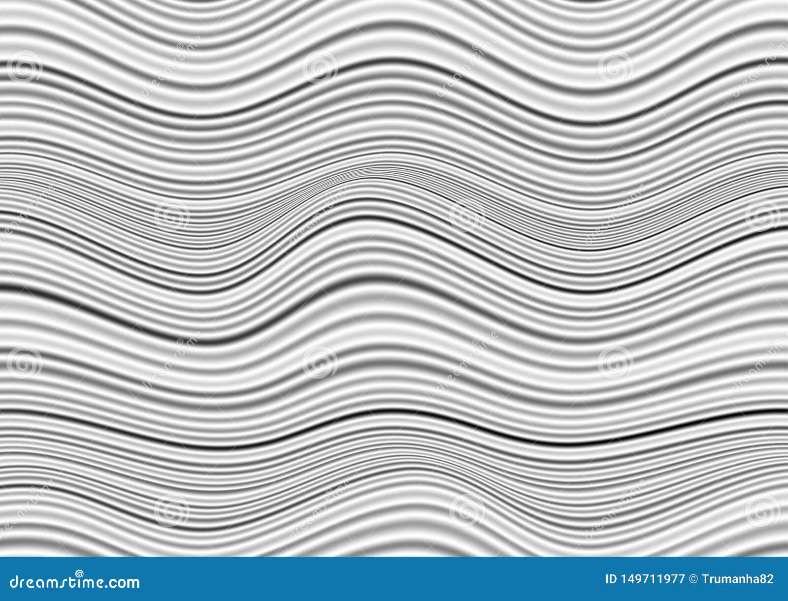 Vector Horizontal Grey Wavy Lines Texture for Abstract Background Stock ...