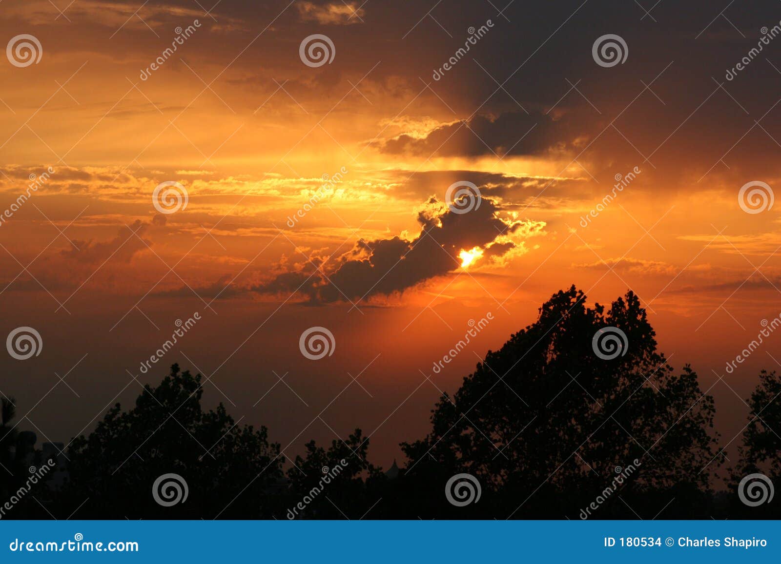 Horizontal sunset stock photo. Image of california, sunset - 180534