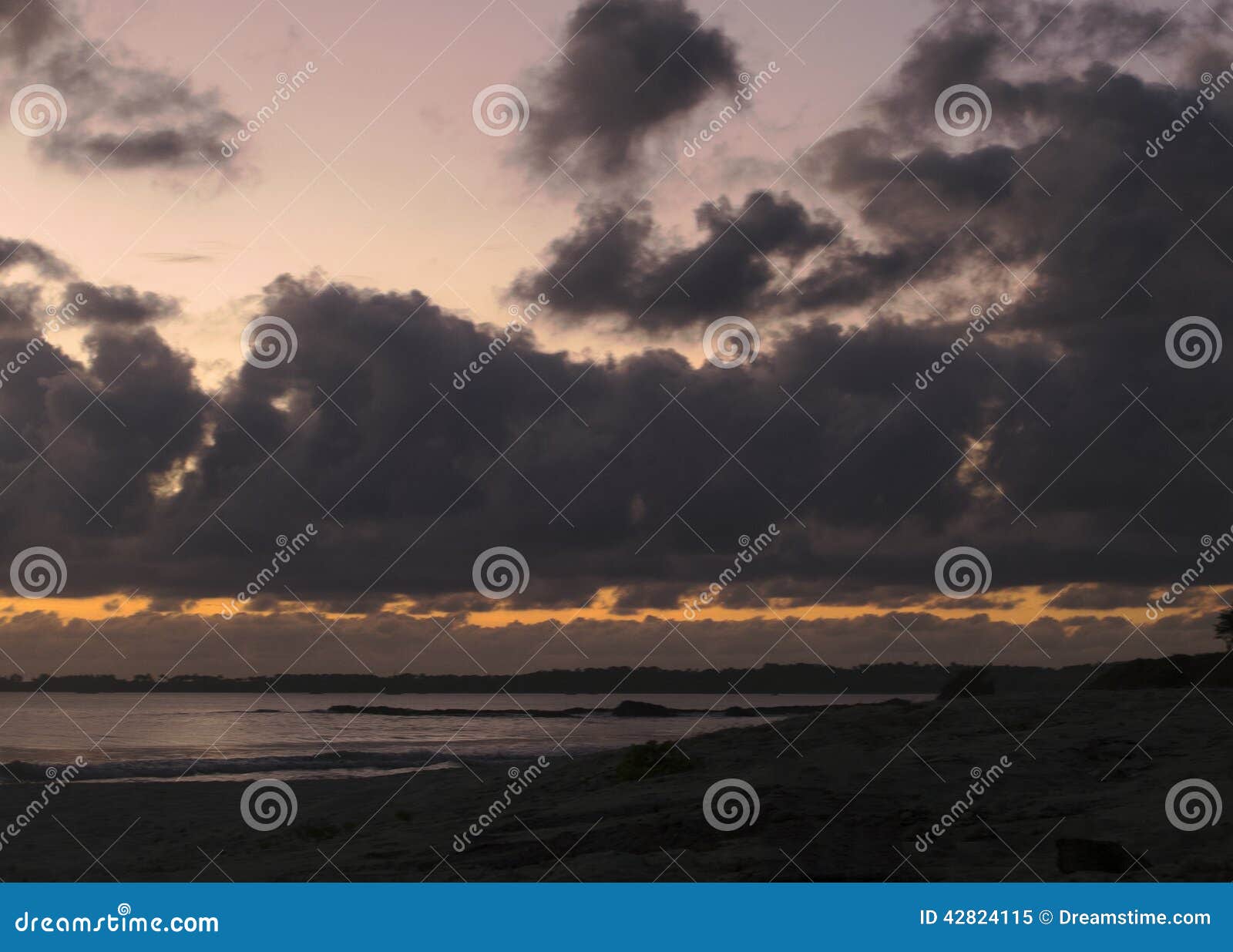 Horizontal Sunset stock image. Image of landscape, horizon - 42824115
