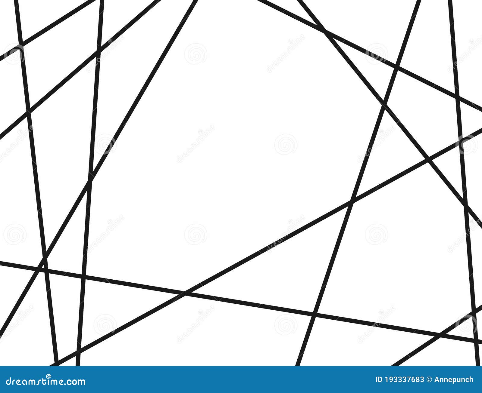 Horizontal Template with Random Lines. Stock Vector - Illustration of ...