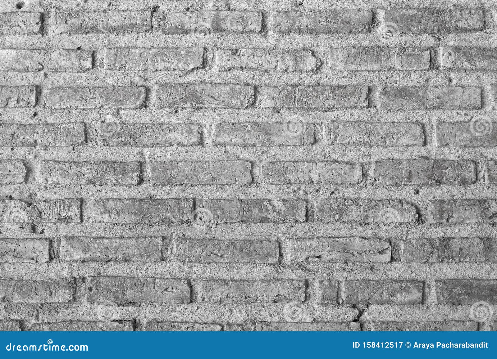 Horizontal Texture of the Gray Brick Wall Stock Image - Image of ...