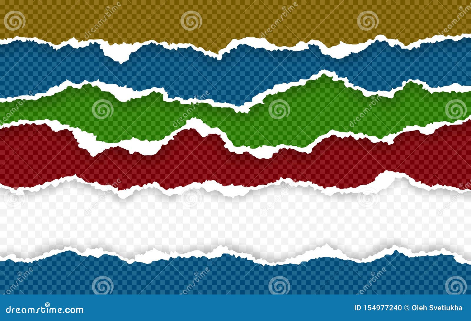 Horizontal Torn Paper Edge. Ripped Squared Horizontal Paper Strips ... Horizontal Torn Paper Edge. Ripped Squared Horizontal Paper Strips ...