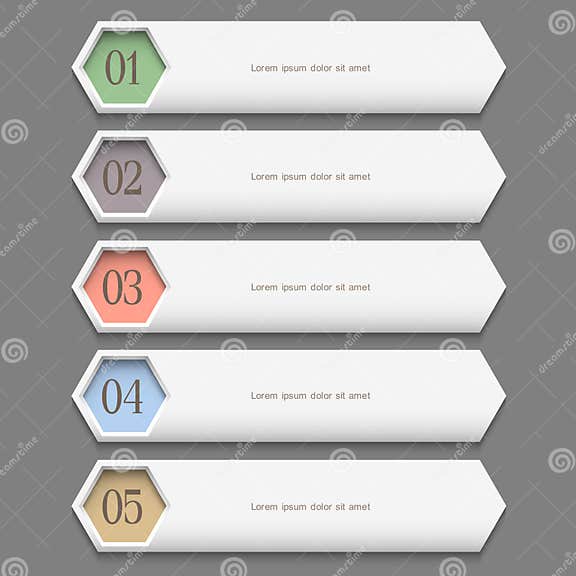 Horizontal Trendy Design Template Stock Vector - Illustration of banner ...
