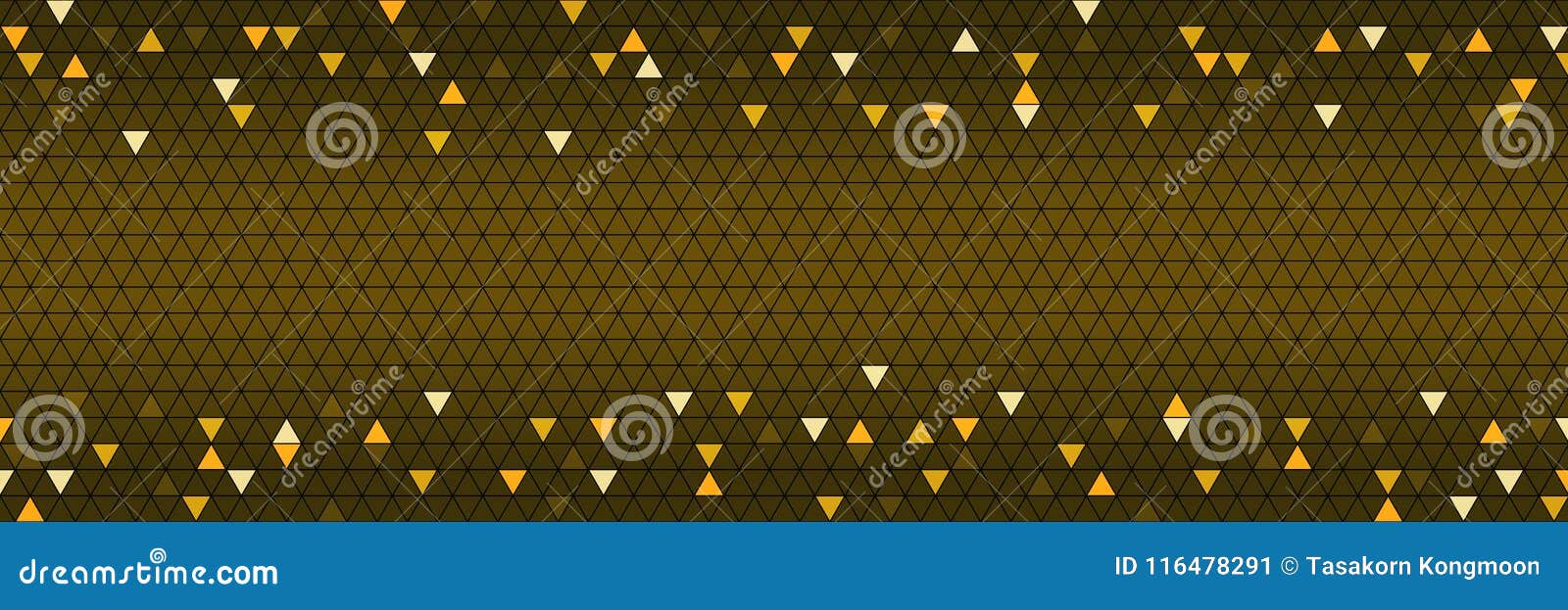 Horizontal Triangle Gold Design for Pattern and Background,vector ...