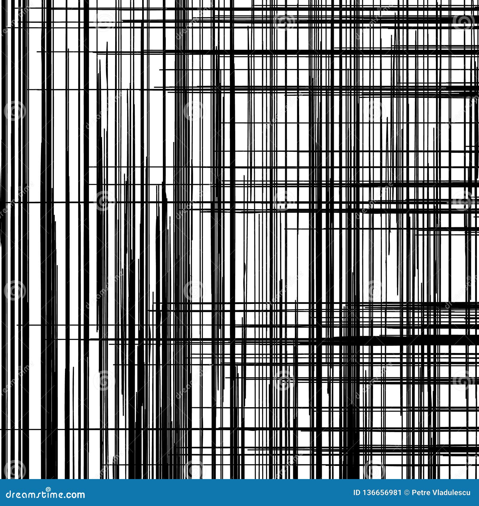 Horizontal and Vertical Black Stripes Stock Vector - Illustration of ...