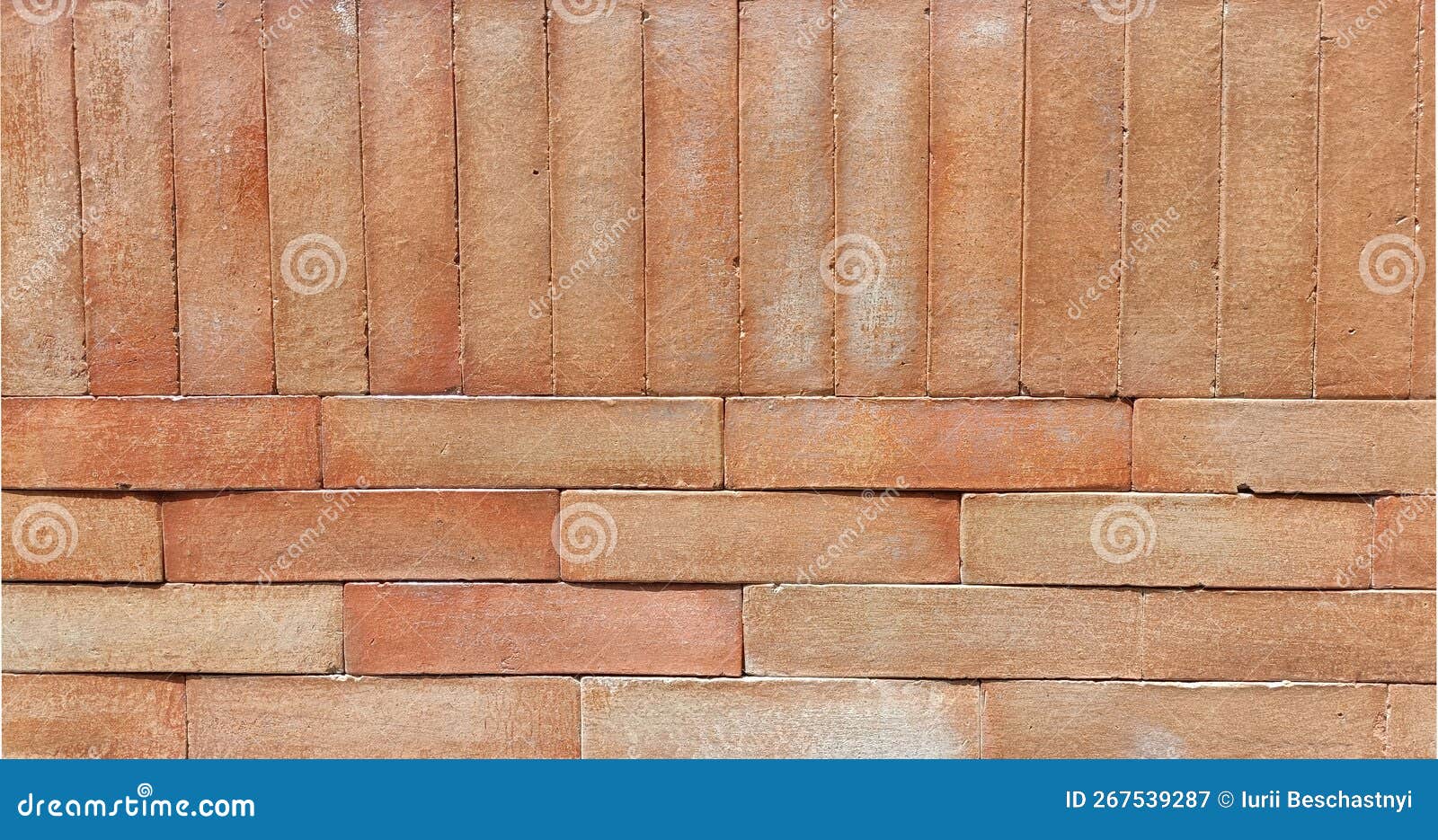 Horizontal and Vertical Red Bricks Wall Texture Stock Image - Image of ...