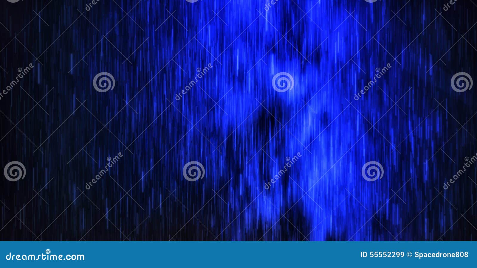 Horizontal Vibrant Starfall Rain Digital Background Stock Illustration ...