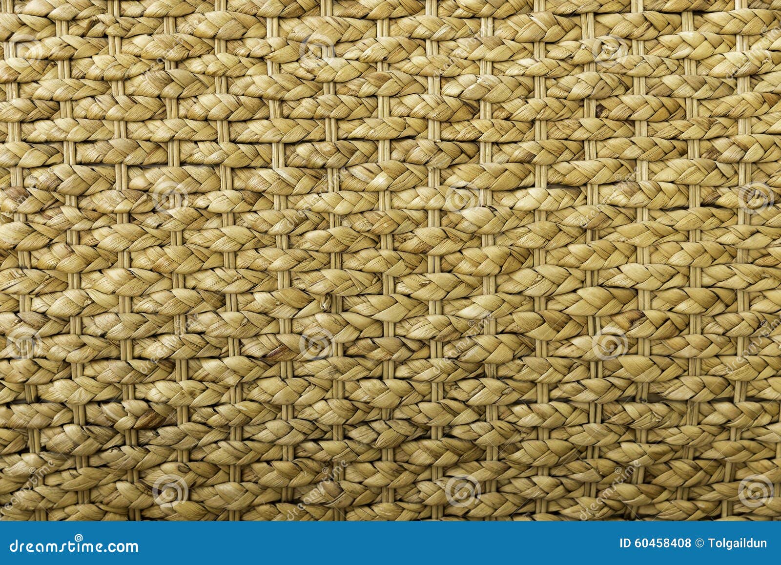Horizontal View of Hand Made Original Brown Colored Wicker Weave ...