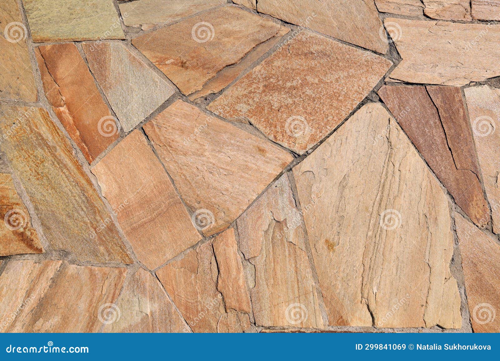 Horizontal View of the Park S Stone Sidewalk Architecture. Use of ...