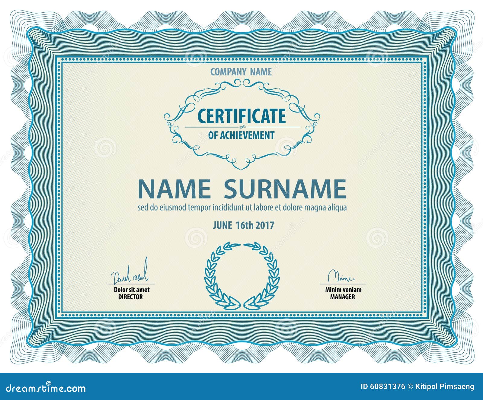 Vintage A4 Size Frame. Border Divider For Your Design Menu Website ...