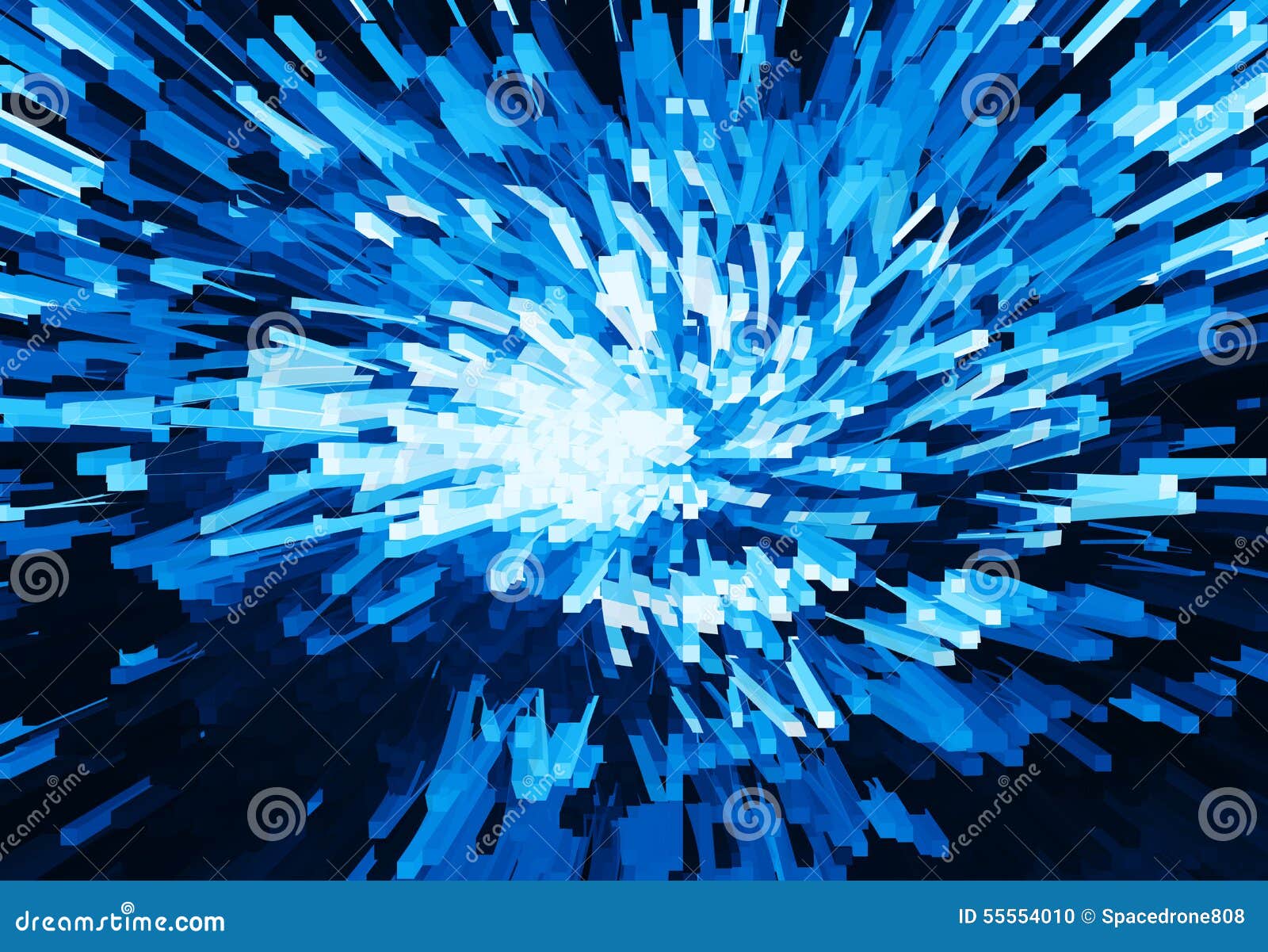 8-Bit Pixel-art Explosion Vector Illustration | CartoonDealer.com #34995864