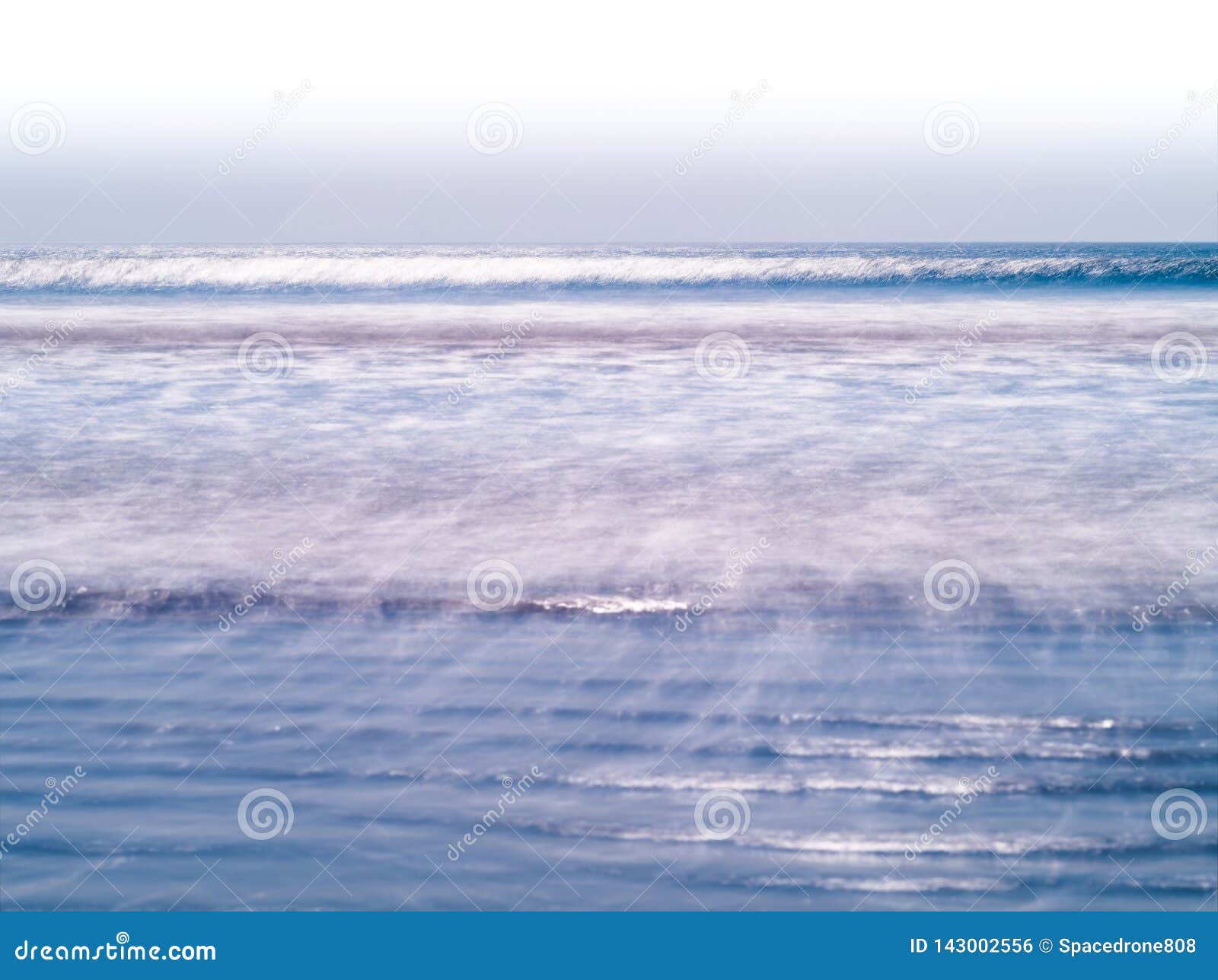 Horizontal Vivid Milk Ocean Horizon Tidal Waves Background Backd Stock ...