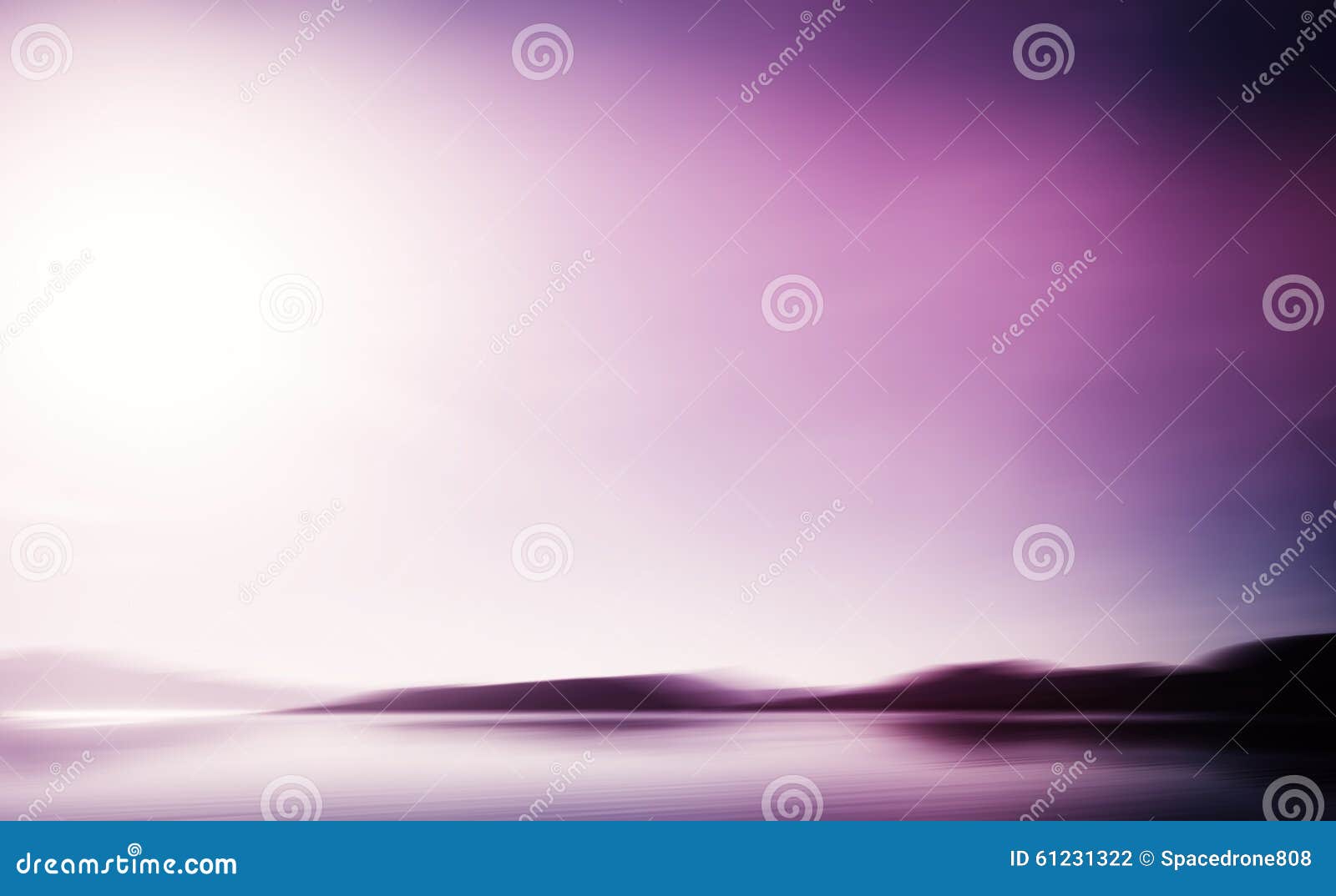 Horizontal Vivid Ocean Landscape Stock Photo - Image of abstract ...