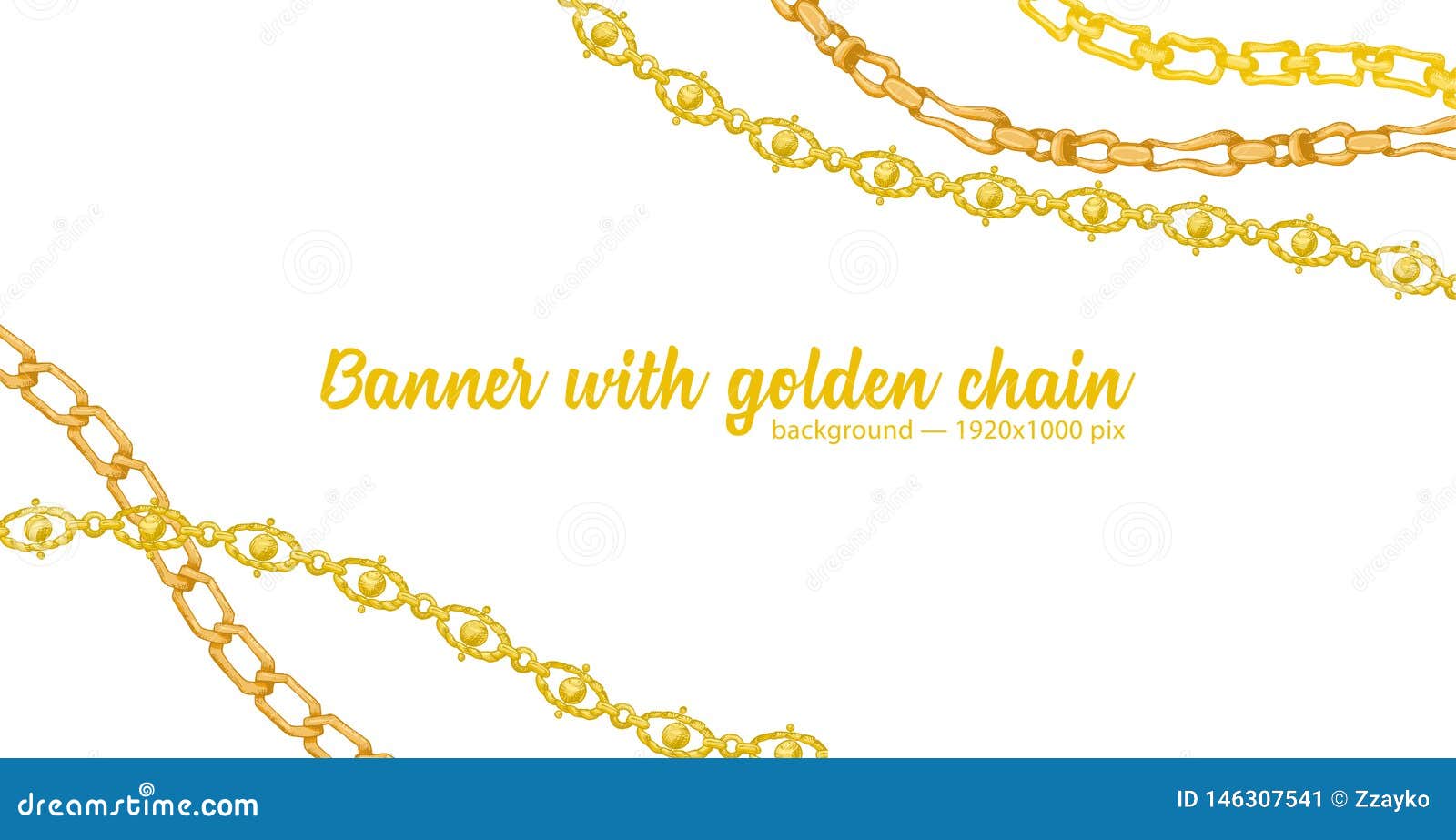 Horizontal Web Banner with Abstract Pattern of Hand-drawn Sketch Golden ...