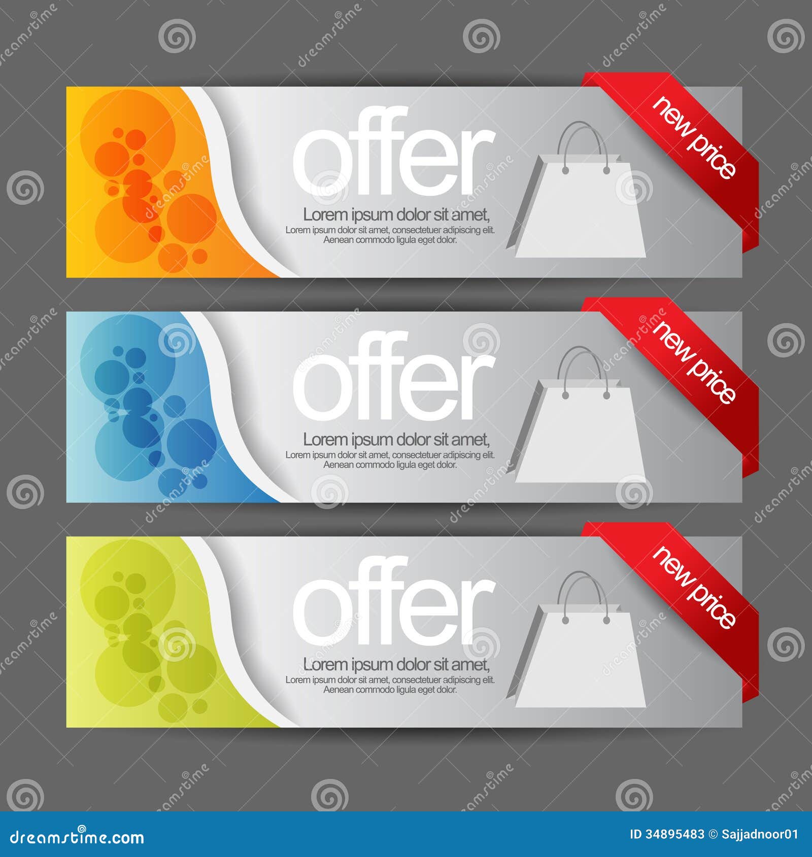 Horizontal Web Banner Template Stock Vector - Illustration of ... Horizontal Web Banner Template Stock Vector - Illustration of ...