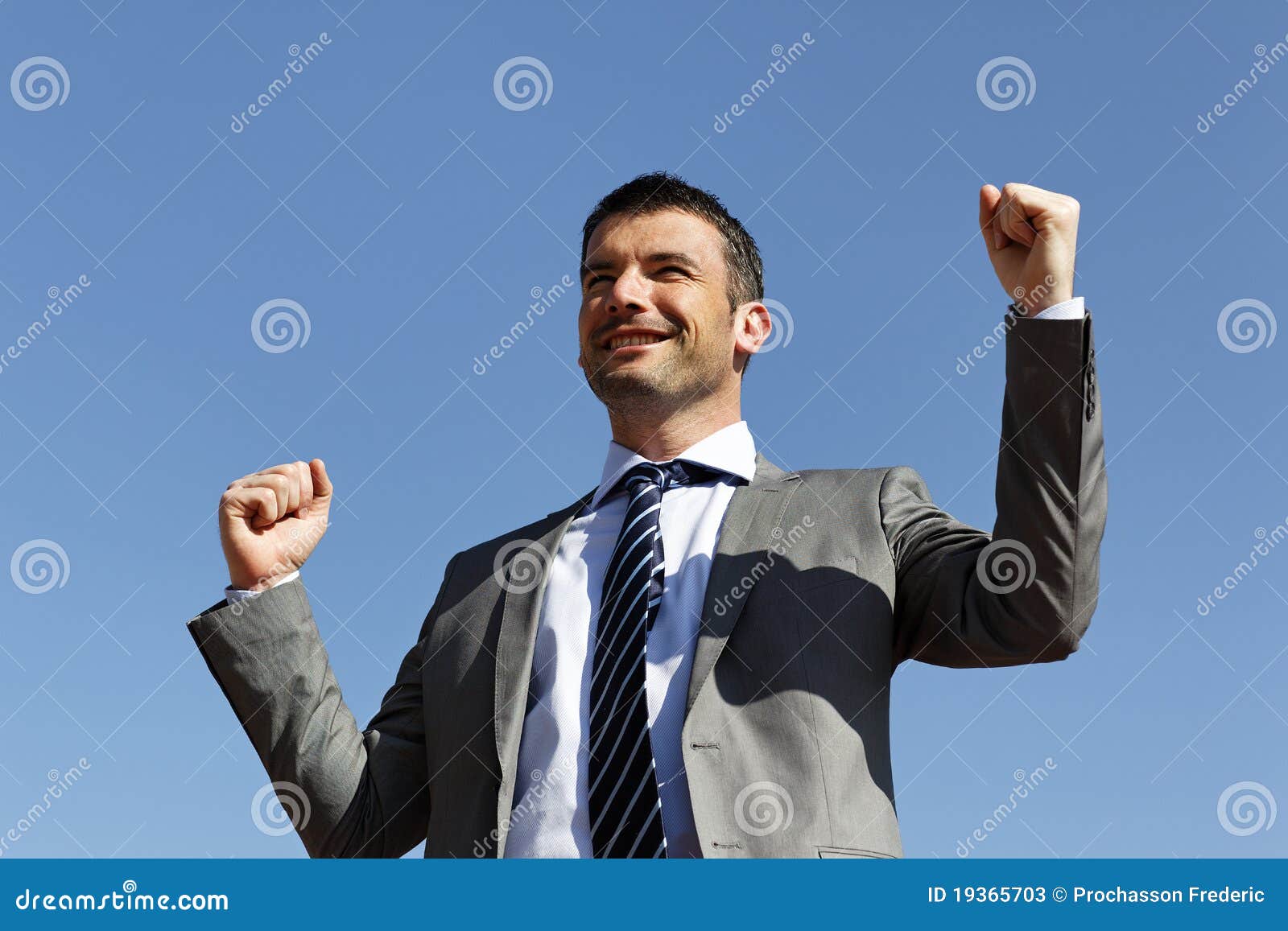 Horizontal Winner Businessman Stock Image - Image of victory, manager ...