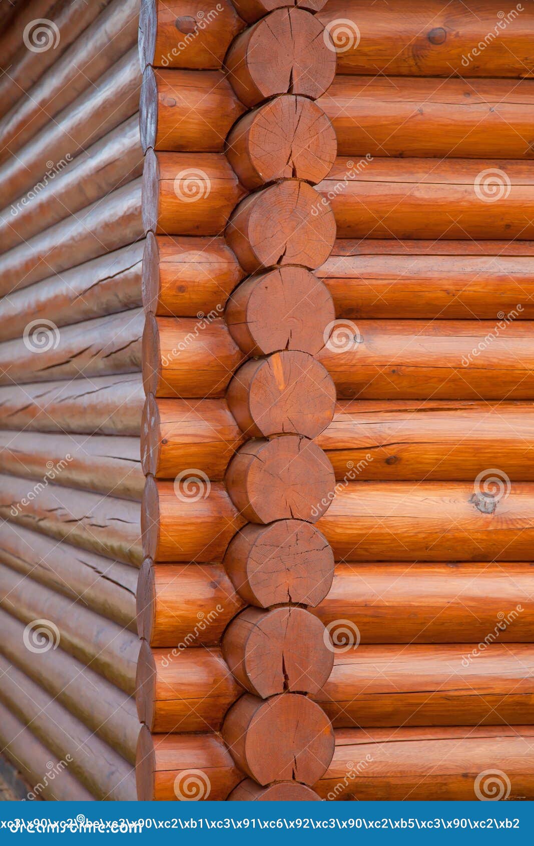 Horizontal wooden beams stock photo. Image of round, rough - 62691068