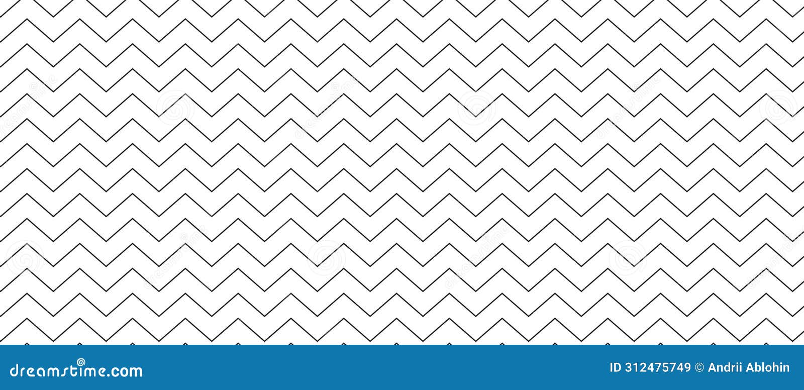 Horizontal Zigzag Lines Background With Black And White Zig Zag Pattern Parallel Jagged